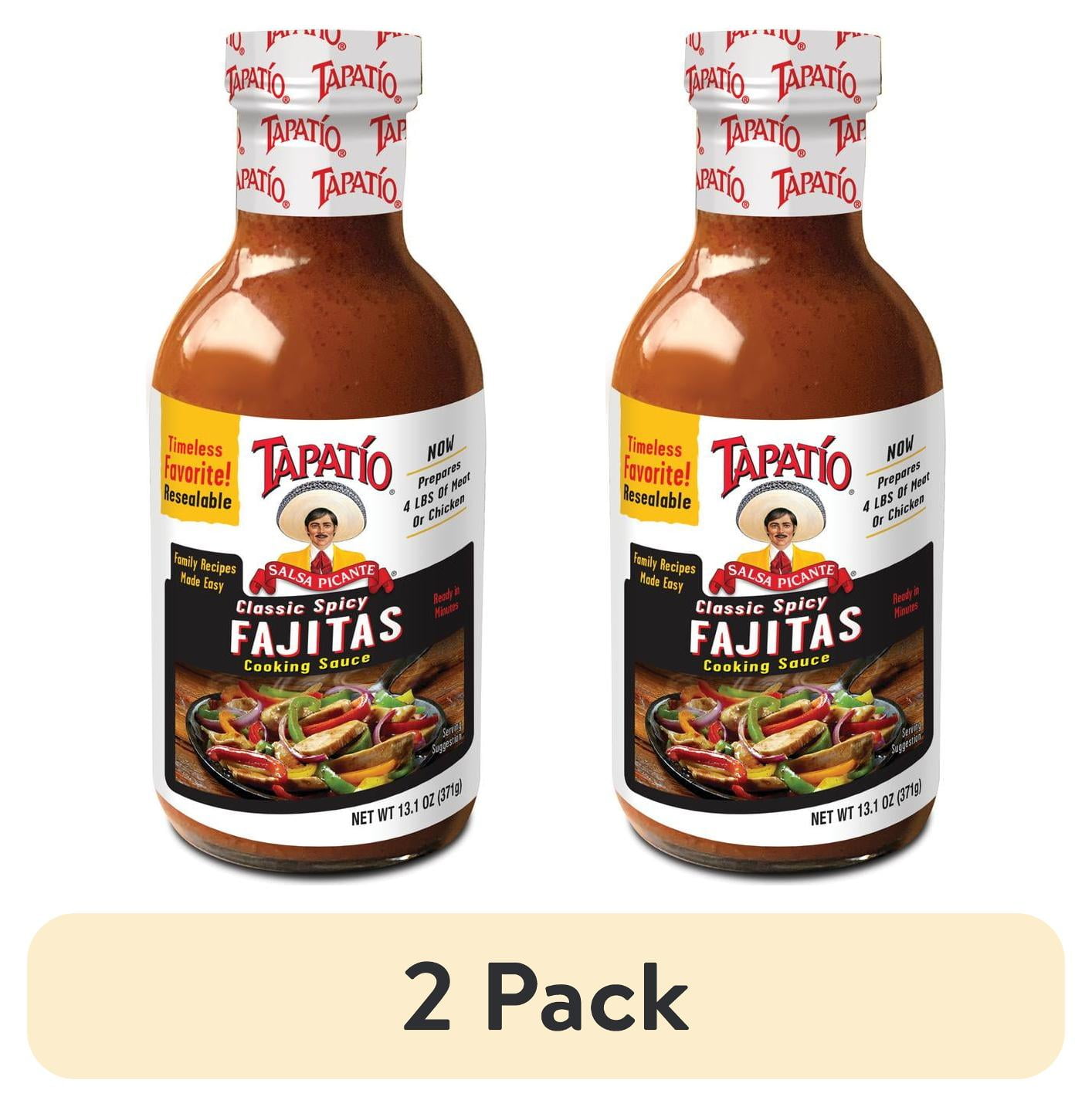 (2 pack) Tapatio Fajita Skillet Sauce 13.1 oz Liquid - Walmart.com