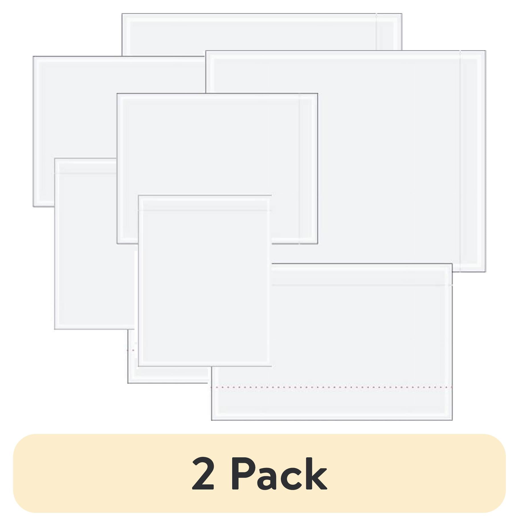 (2 pack) Tape Logic® "Clear Face" Document Envelopes, 7" x 5-1/2 ...