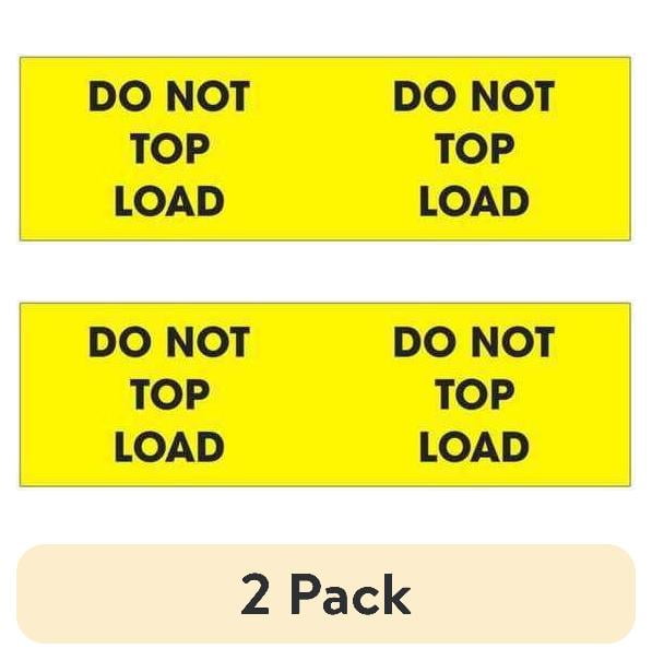 (2 pack) Tape Logic Label,Do Not Top Load,3x10" DL1226 - Walmart.com