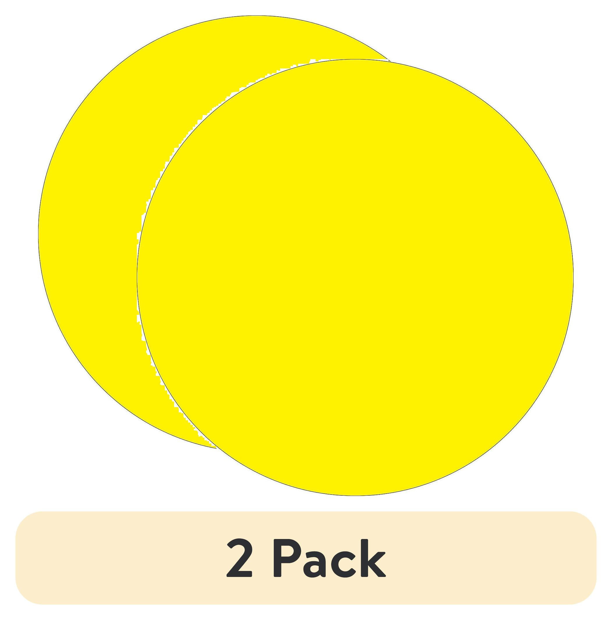(2 pack) Tape Logic Inventory Circle Label,2",Yellow DL613L - Walmart.com
