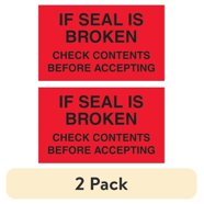 Tape Logic Labels "Attention - Observe Precautions" 4" x 4" Black ...