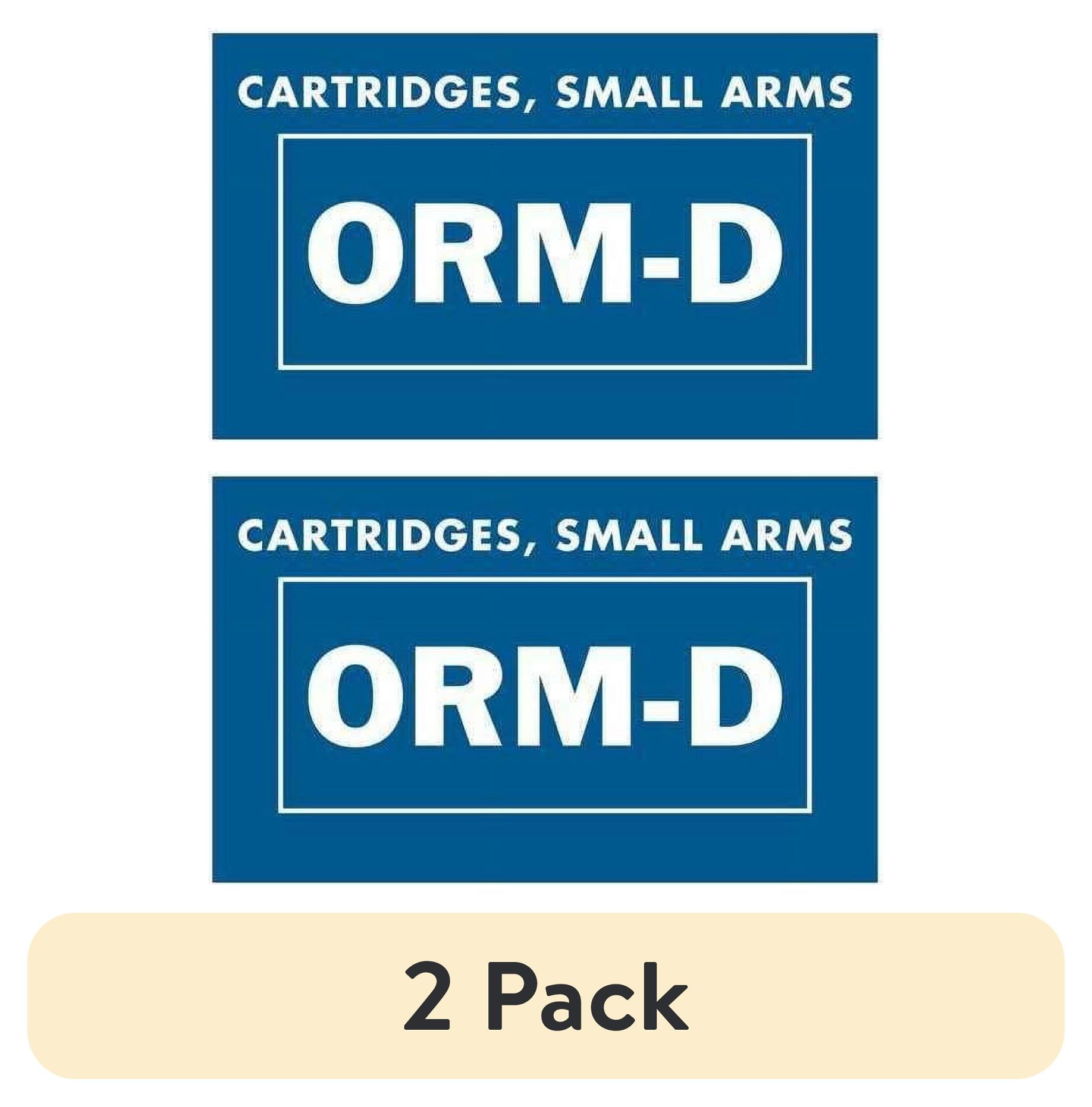 (2 pack) Tape Logic Label,ORM-D,1 3/8x2 1/4" DL7011 - Walmart.com