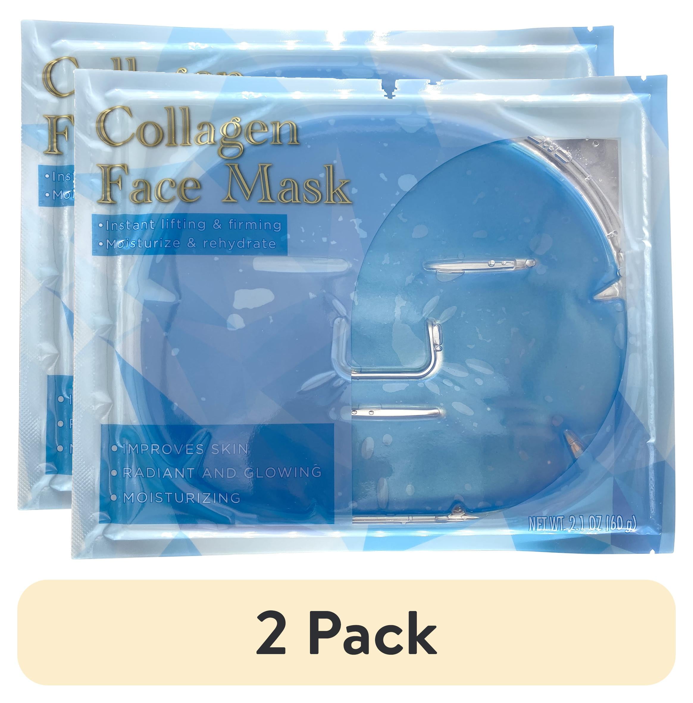 (2 pack) Taste Beauty Collagen Face Mask, Hyaluronic, Blue, One Size ...