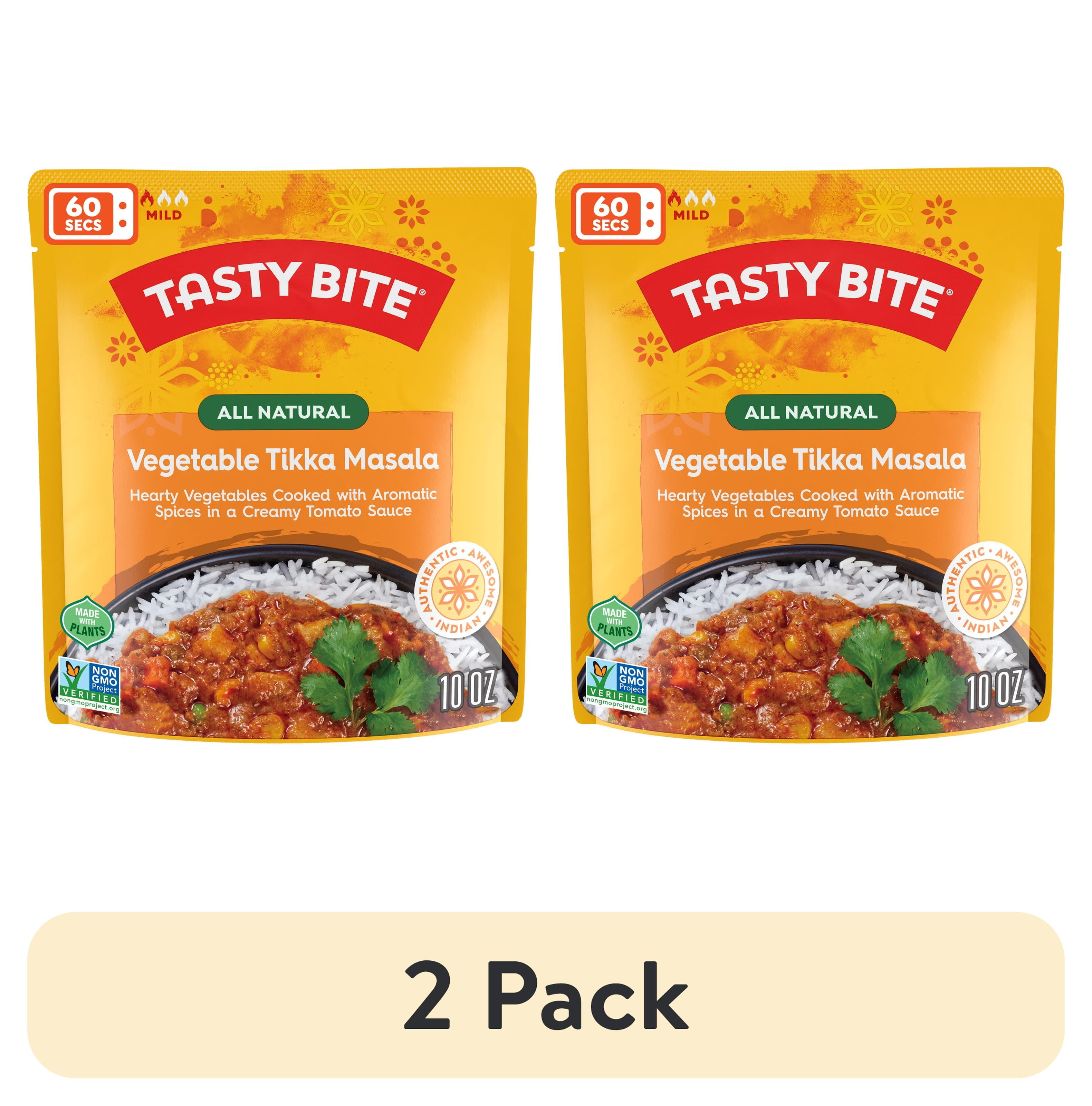 (2 pack) Tasty Bite Vegetable Tikka Masala 10oz - Creamy vegetable ...