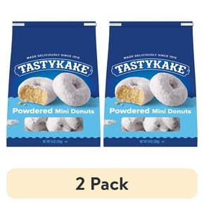 Delicious Donut Packs Featuring Frosted Glazed and Powdered Varieties
