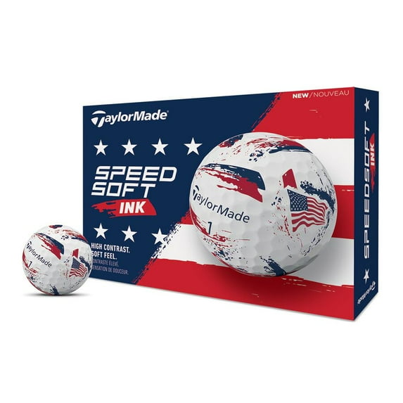 (2 pack) TaylorMade SpeedSoft Ink 12pk Golf Balls, USA - Walmart.com