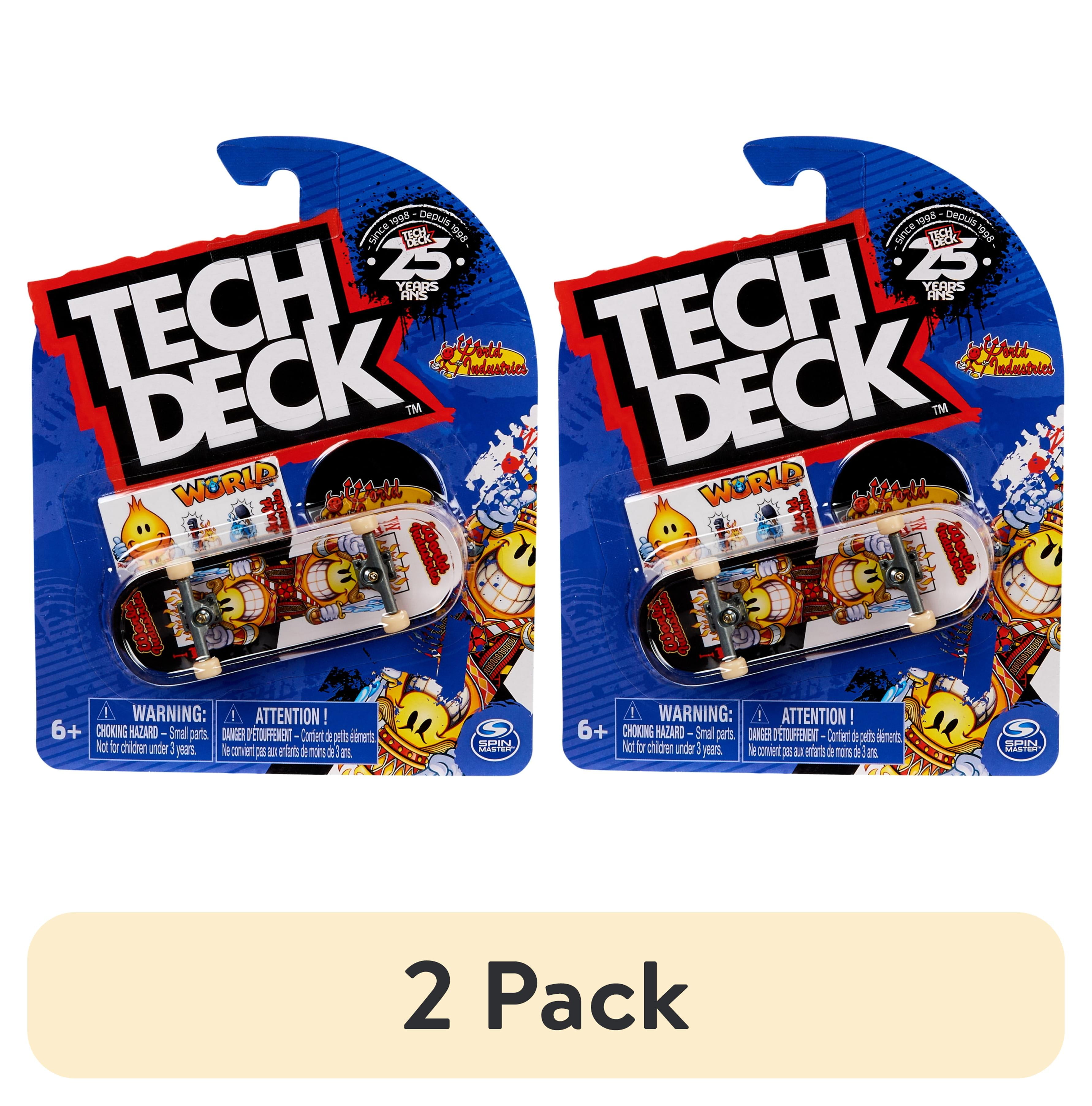 TECH DECK 2 Pack 96mm Fingerboard Mini Skateboard with Graphics and Accessories, Ages 6 ...