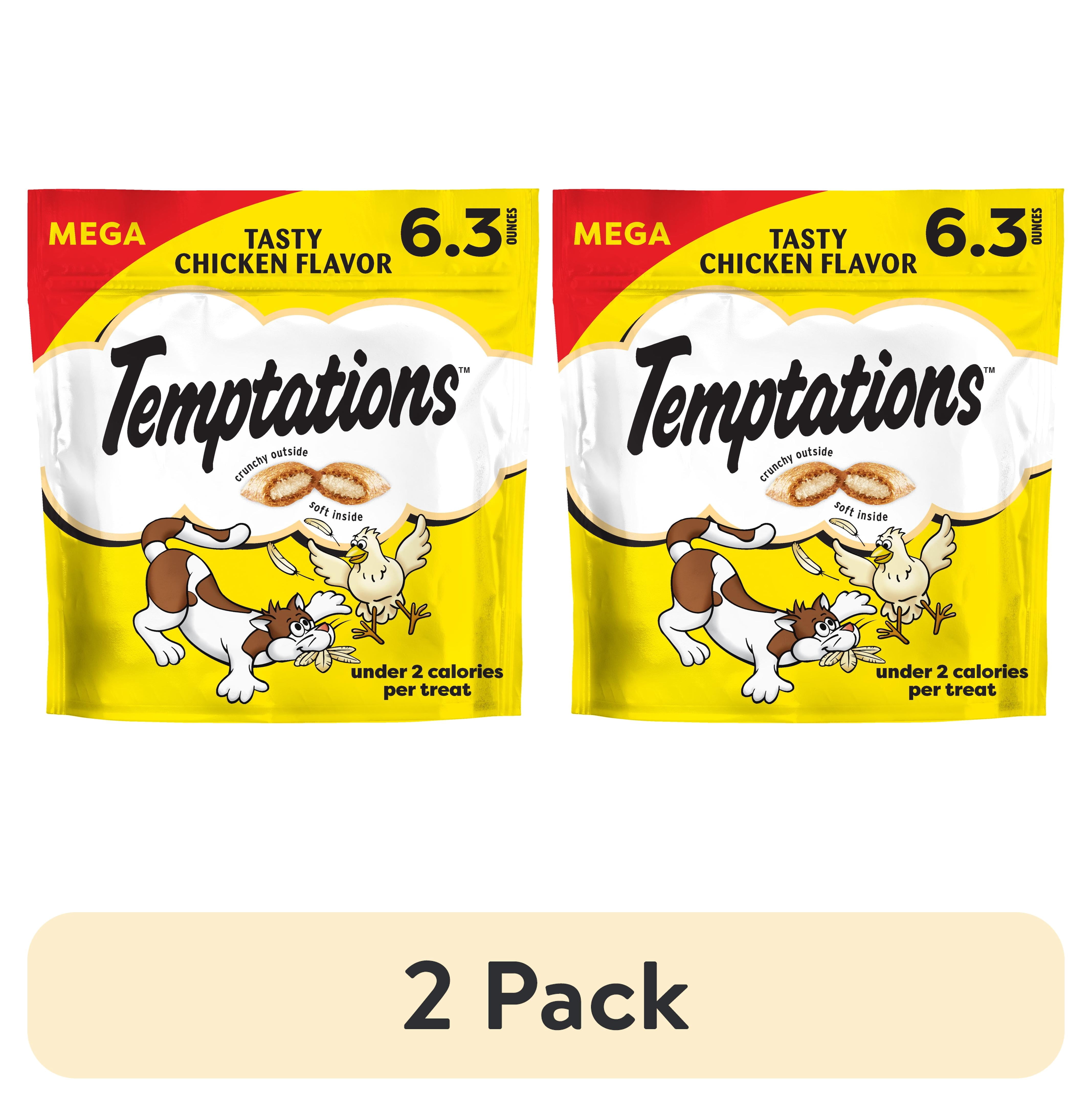 (2 pack) Temptations Classic Tasty Chicken Flavor Crunchy & Soft Cat ...