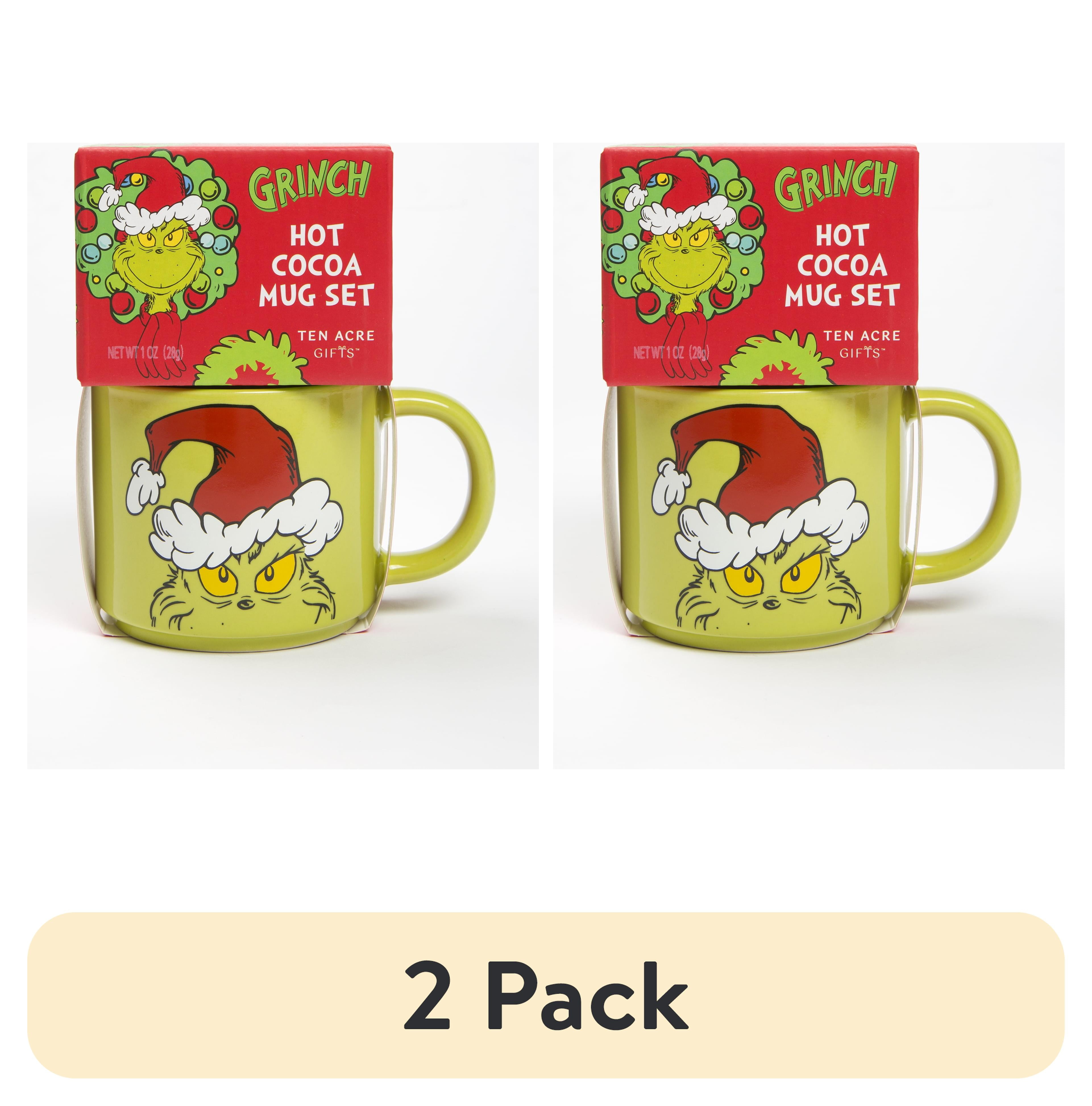 (2 pack) Ten Acre Gifts Dr. Seuss How the Grinch Stole Christmas Mug ...