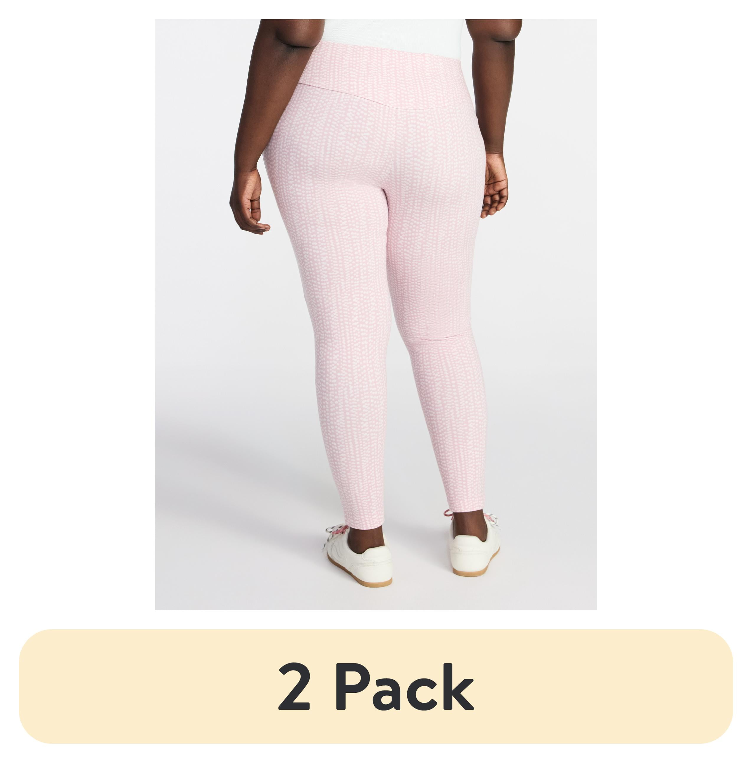 (2 pack) Terra & Sky Women's Plus High Waist Ankle Length Leggings, 27 ...