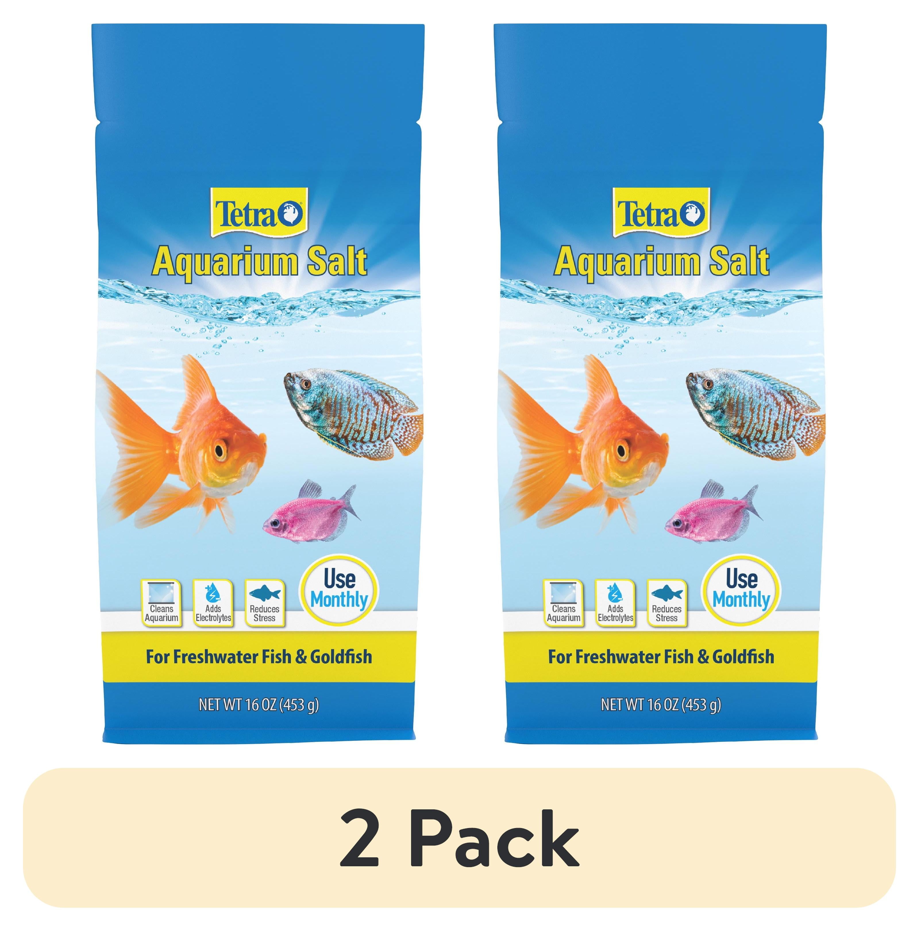 (2 pack) Tetra Aquarium Salt for Freshwater Fish Tanks, Salt for ...