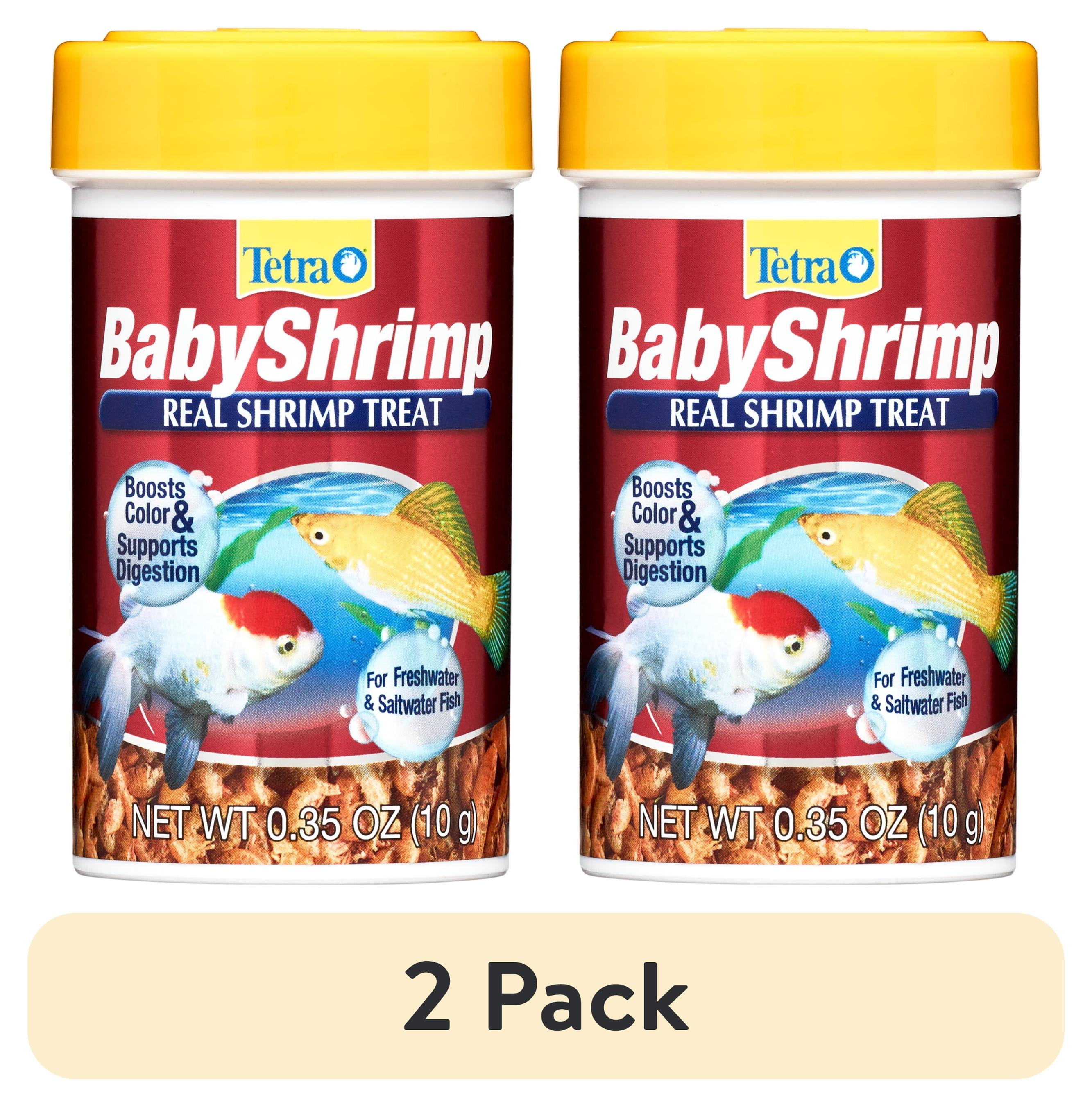 (2 pack) Tetra BabyShrimp, Natural Shrimp Treat For Aquarium Fish, 0.35 ...