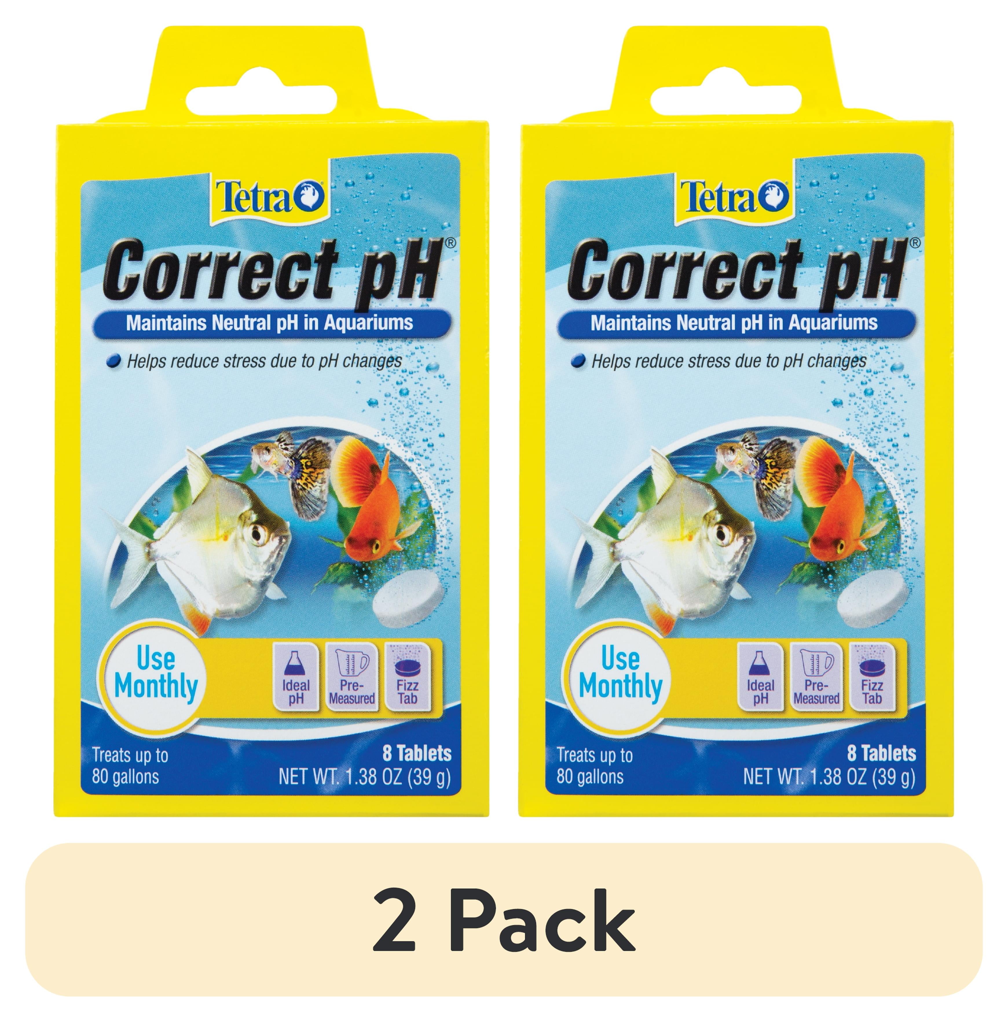 (2 pack) Tetra Correct pH Tablets Aquarium Water Treatment, Maintains Neutral pH, 8 Count ...