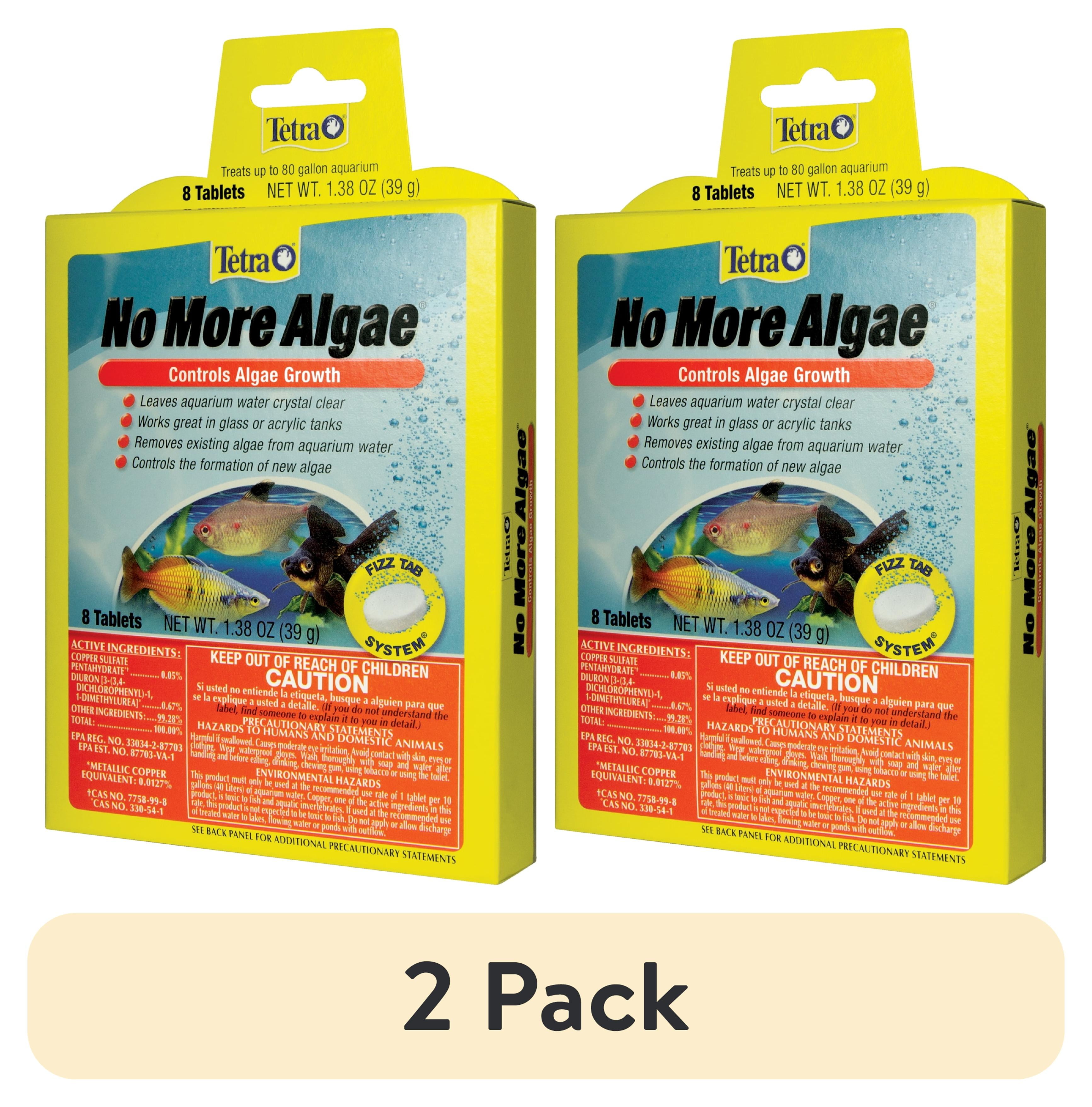 (2 pack) Tetra No More Algae Tablets, Controls Algae in Aquariums, 8 ...