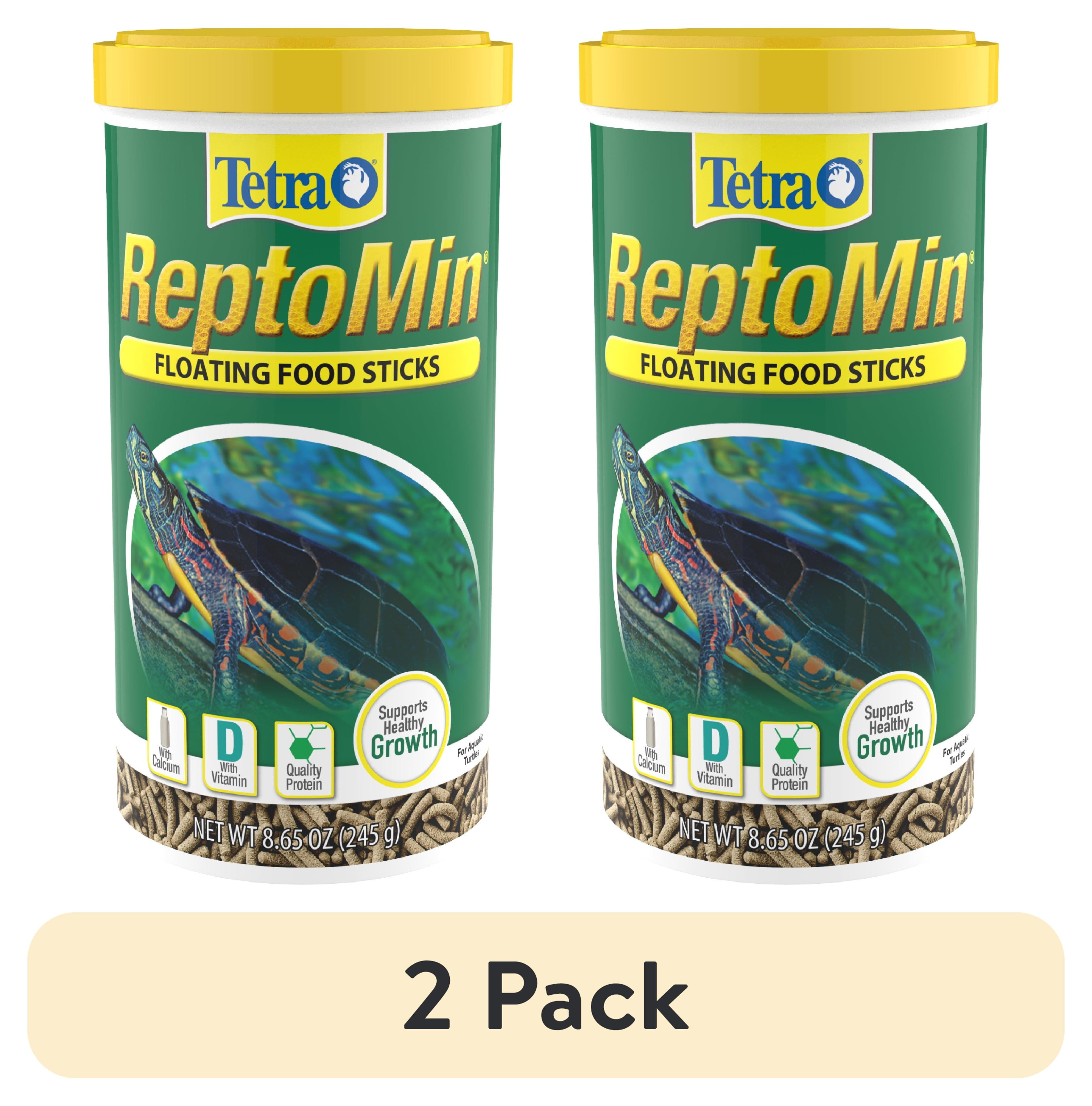 (2 pack) Tetra ReptoMin Floating Food Sticks for Aquatic Turtles, Newts ...