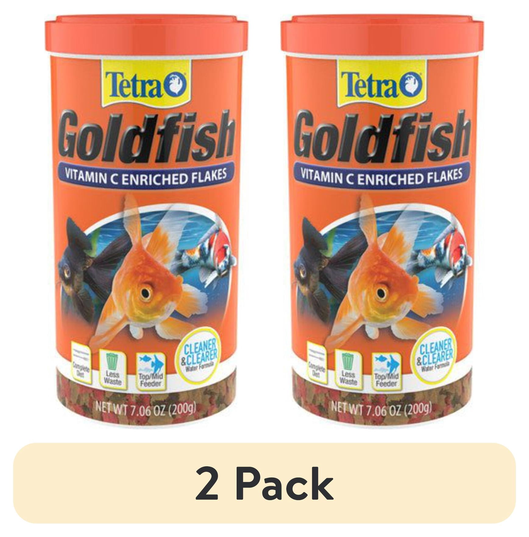 (2 pack) Tetra TetraFin Goldfish Flakes, Balanced Diet Fish Food, 7.06 ...
