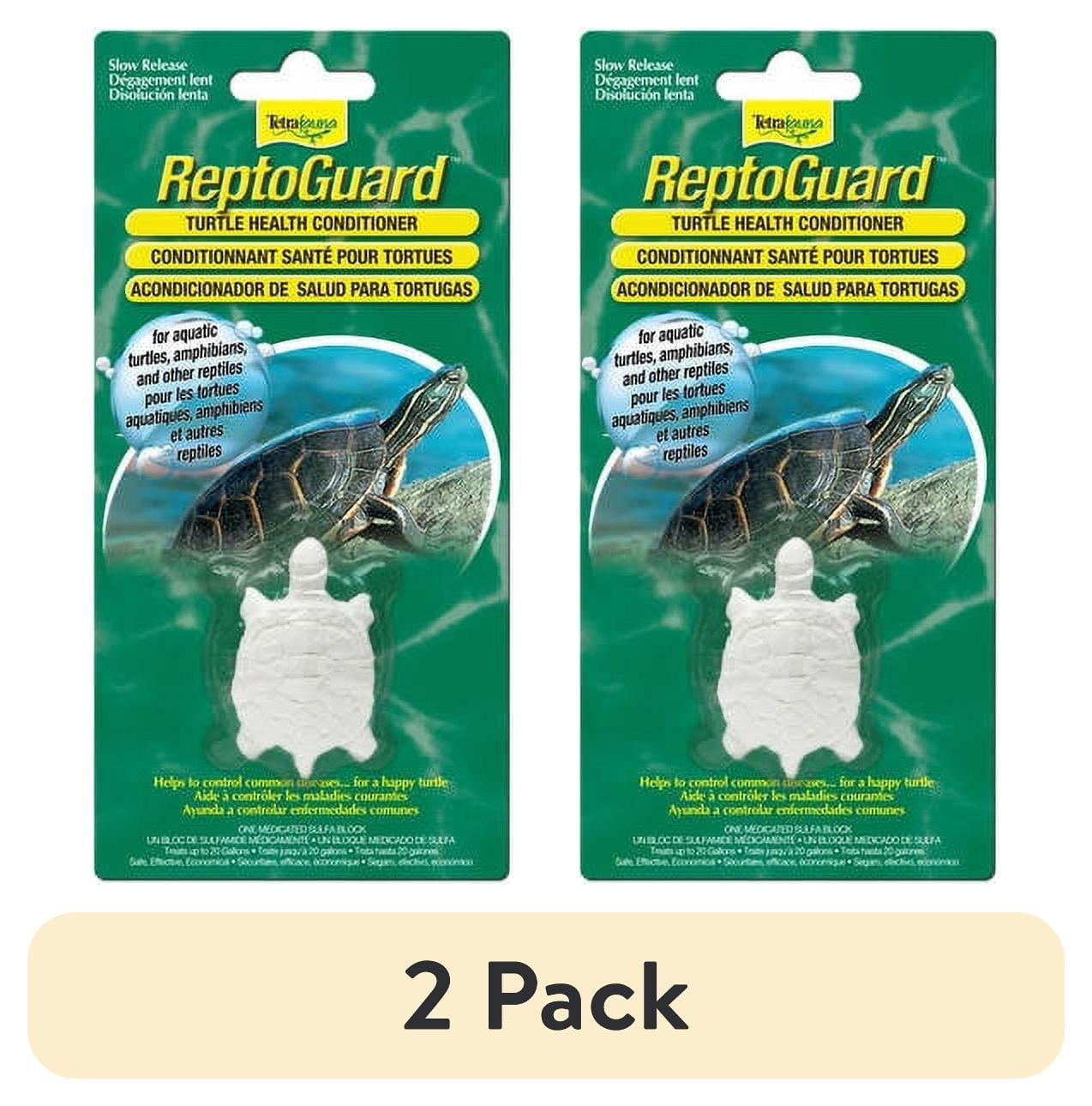 (2 pack) TetraFauna ReptoGuard Turtle Health Conditioner Block, Slow ...