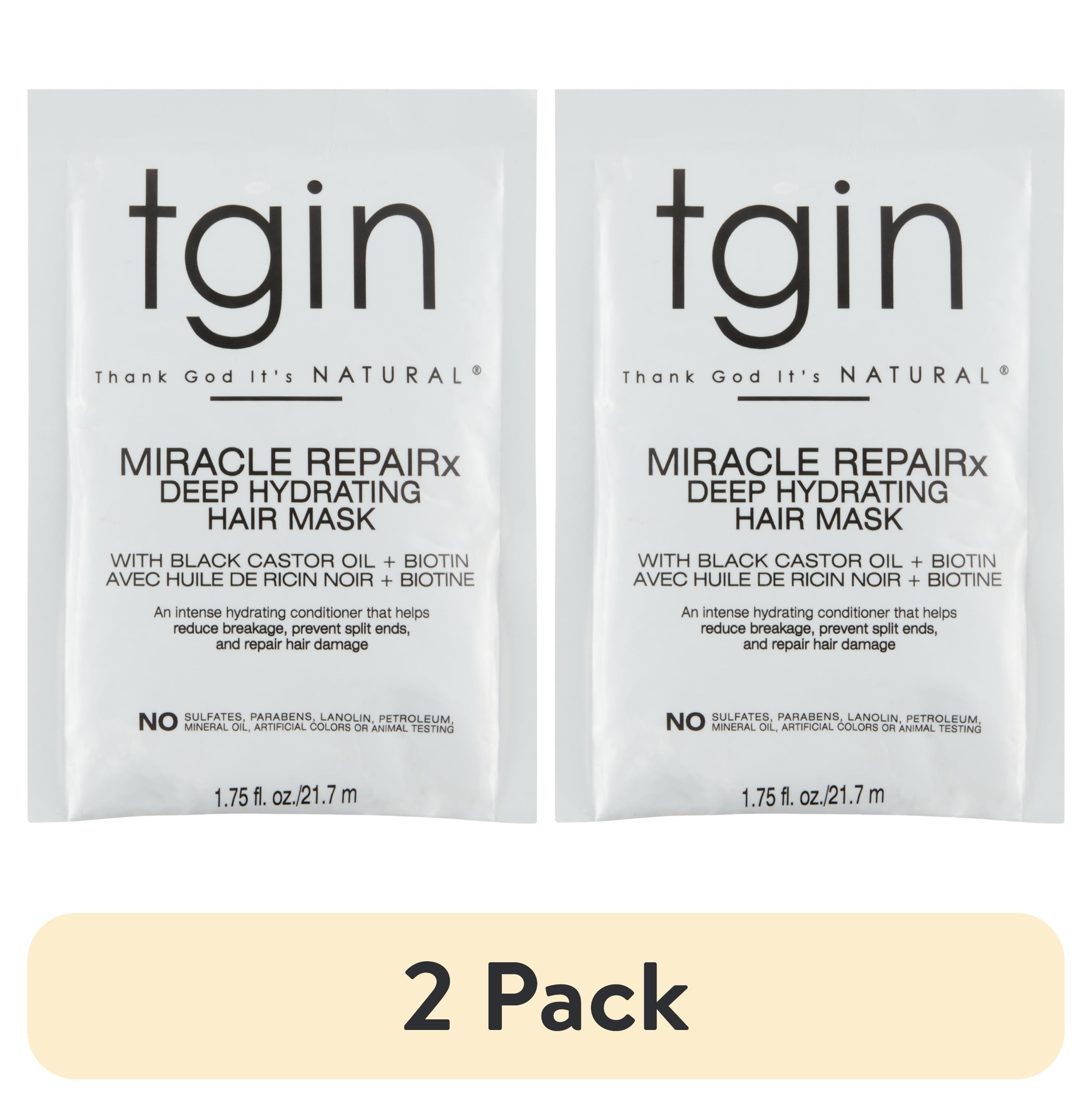 (2 pack) Thank God It's Natural (Tgin) Miracle RepaiRx Deep Hydrating ...