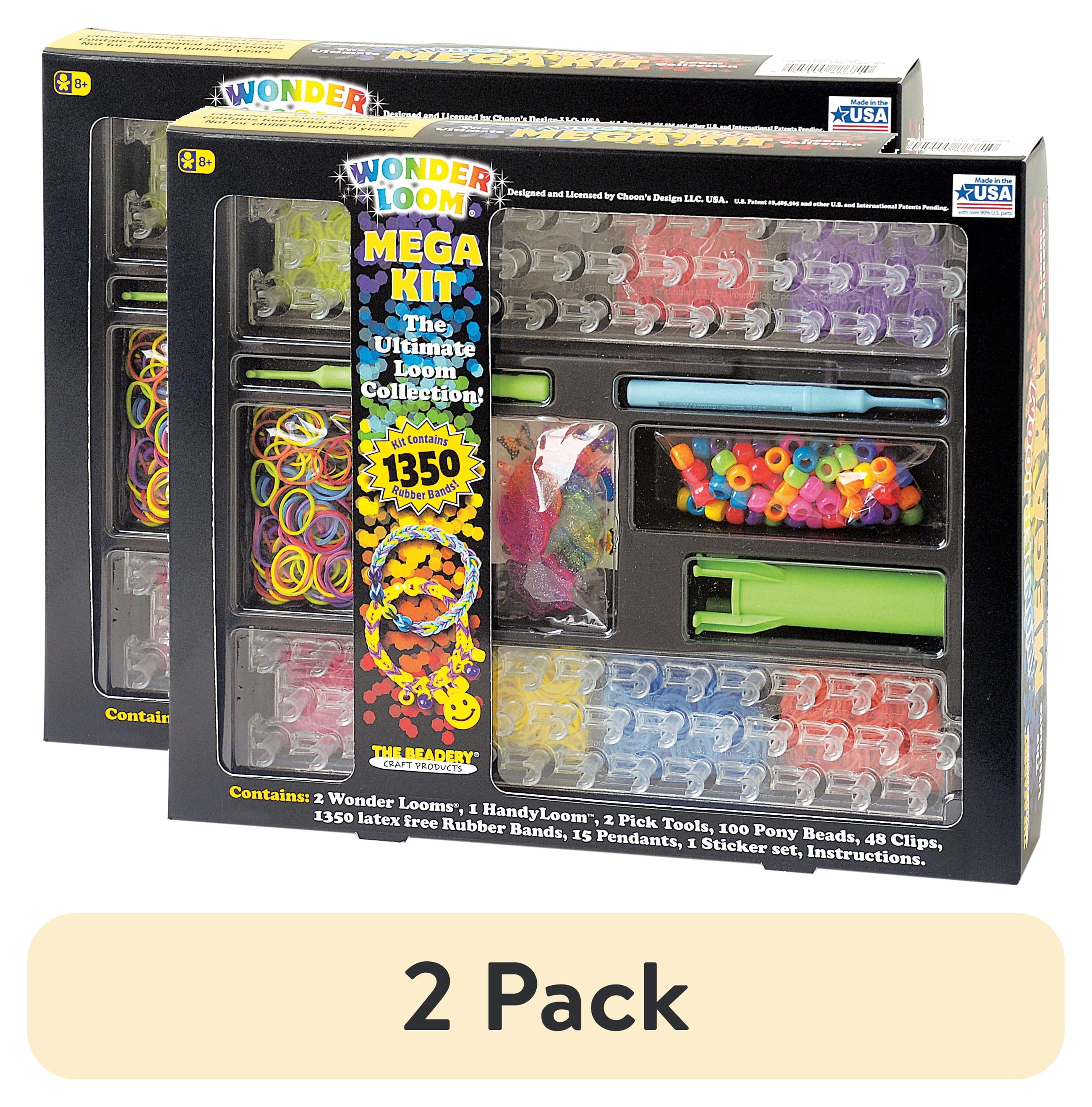 (2 pack) The Beadery Wonder Loom Mega Kit: for Ages 8 and up - Walmart.com