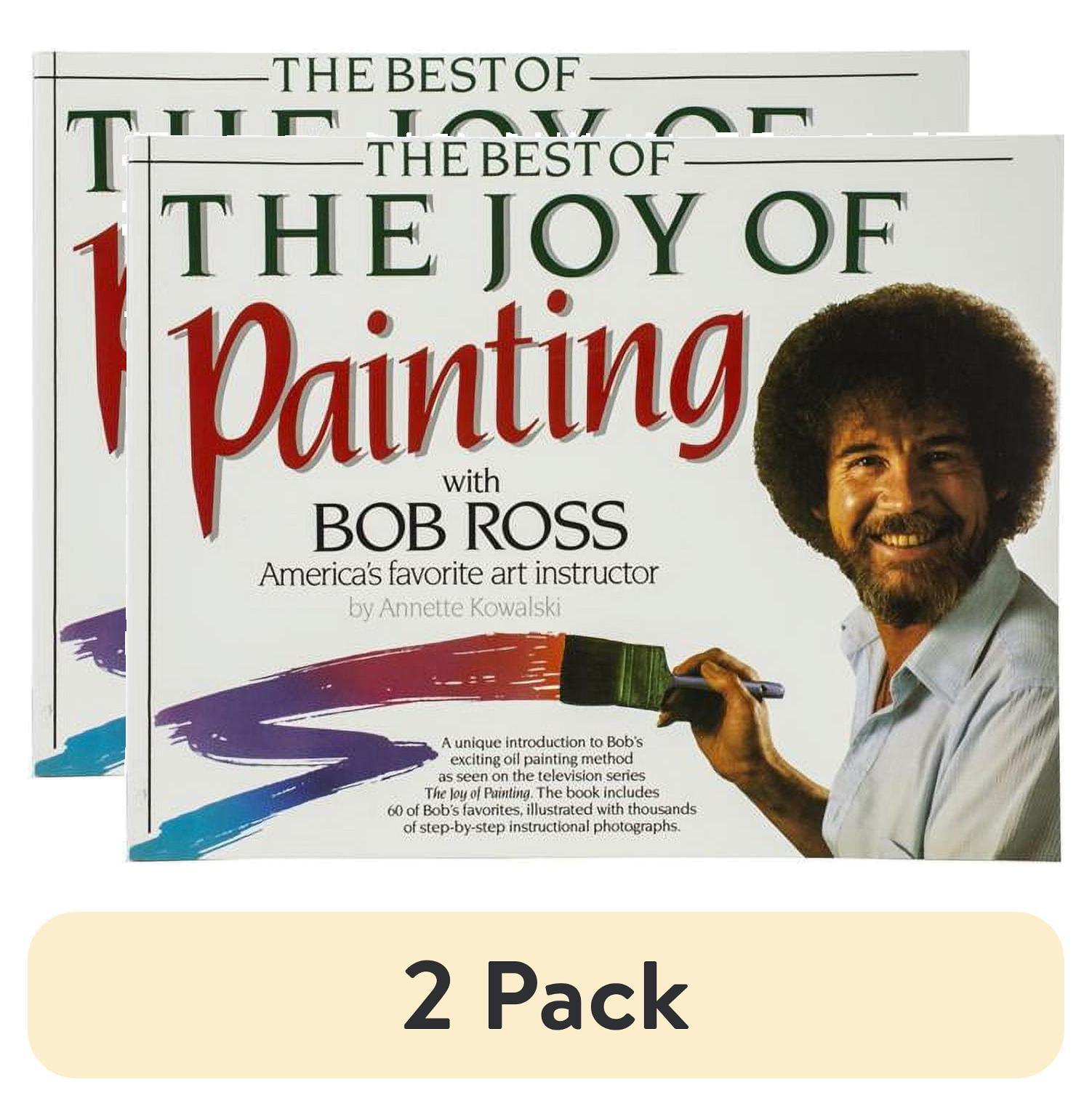 (2 pack) The Best Of The Joy Of Painting With Bob Ross-Softcover ...