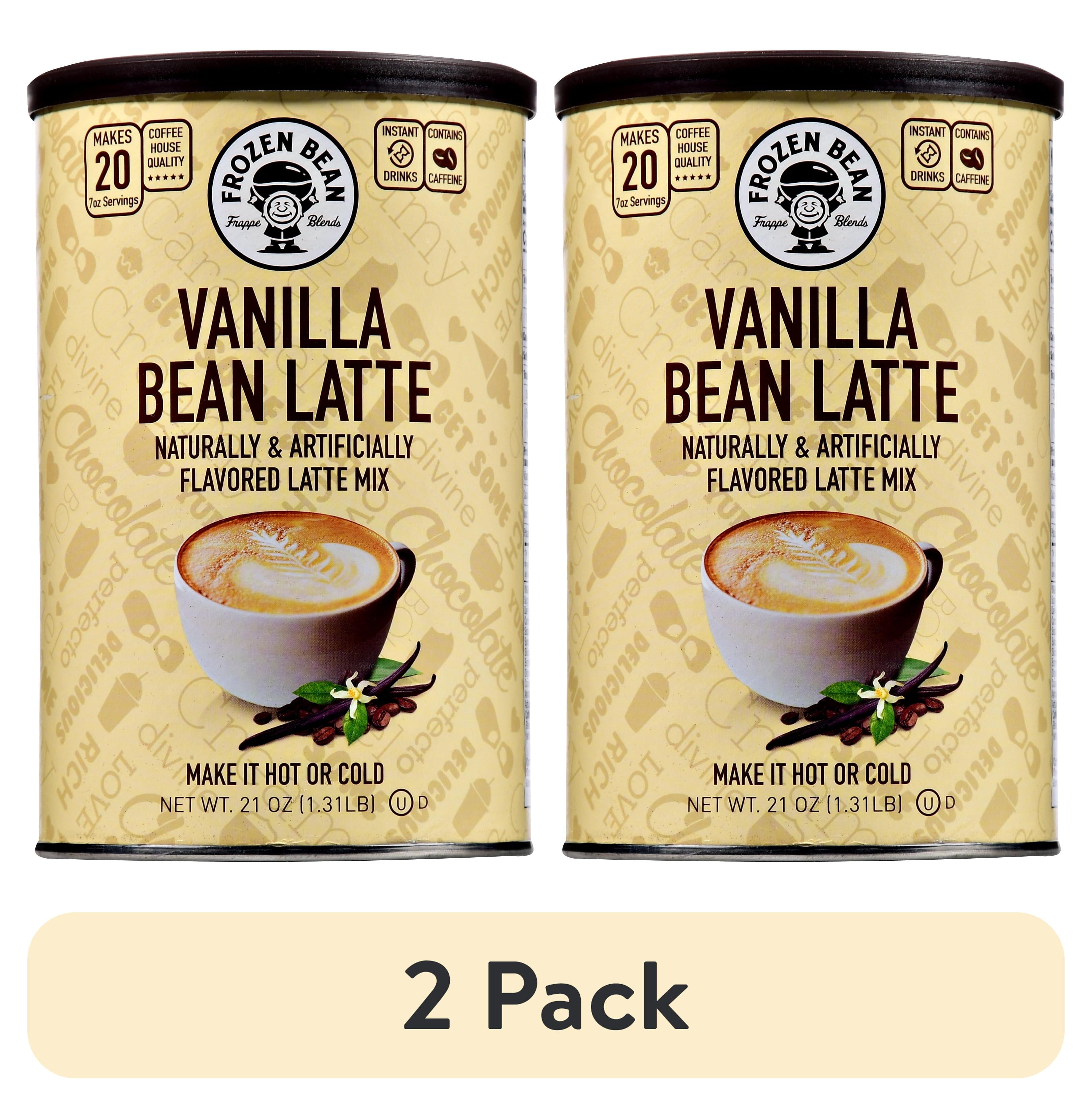 (2 pack) The Frozen Bean Vanilla Bean Latte Deluxe Frappe Coffee Mix ...
