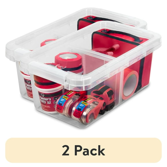 Clear Storage Bins in Plastic Storage Bins & Boxes - Walmart.com