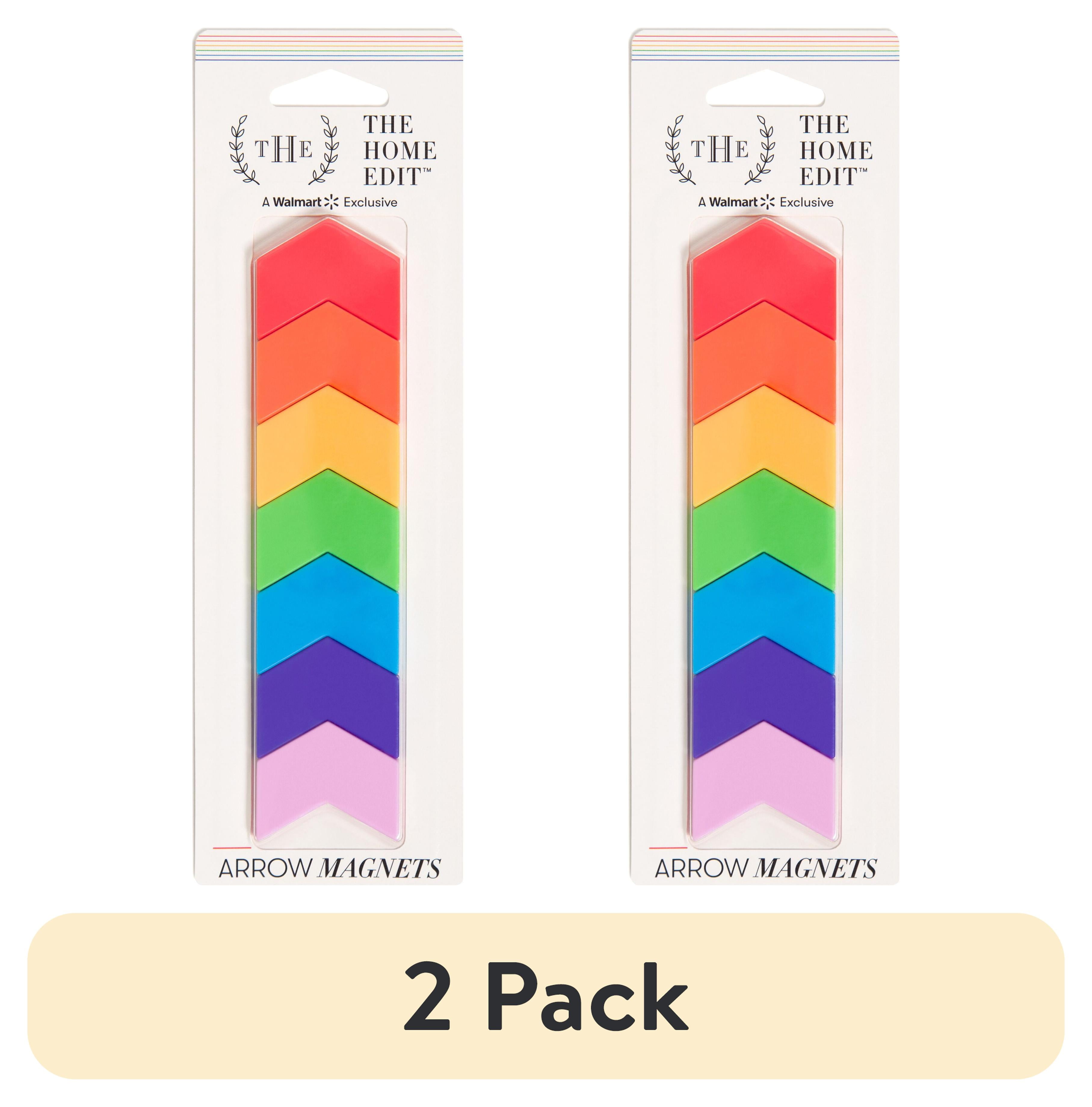 (2 pack) The Home Edit Arrow Magnets, 7 Count, Multi-Color - Walmart.com