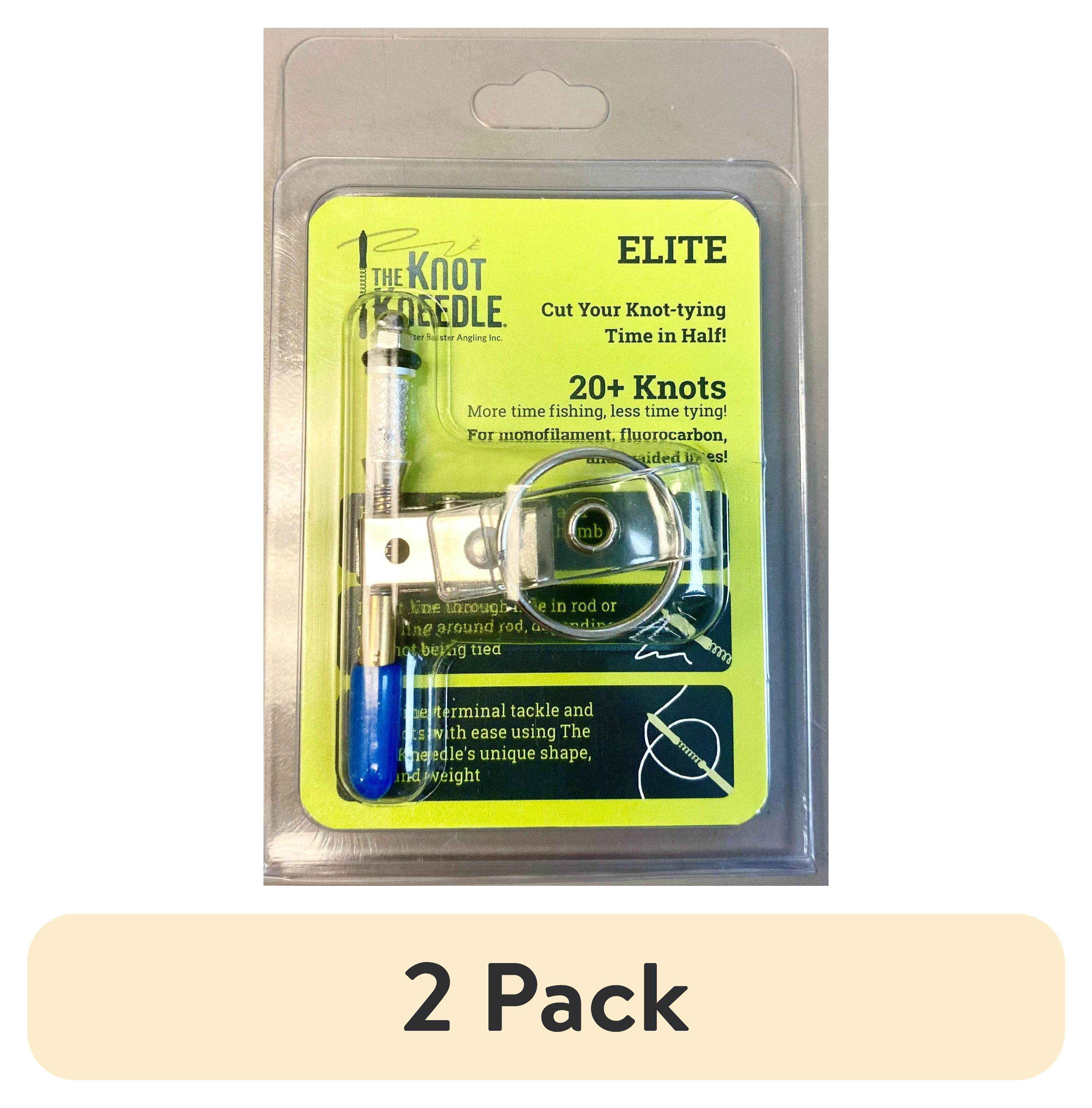 (2 pack) Knot Kneedle Elite Fishing Line Tying Tool With Stainless ...
