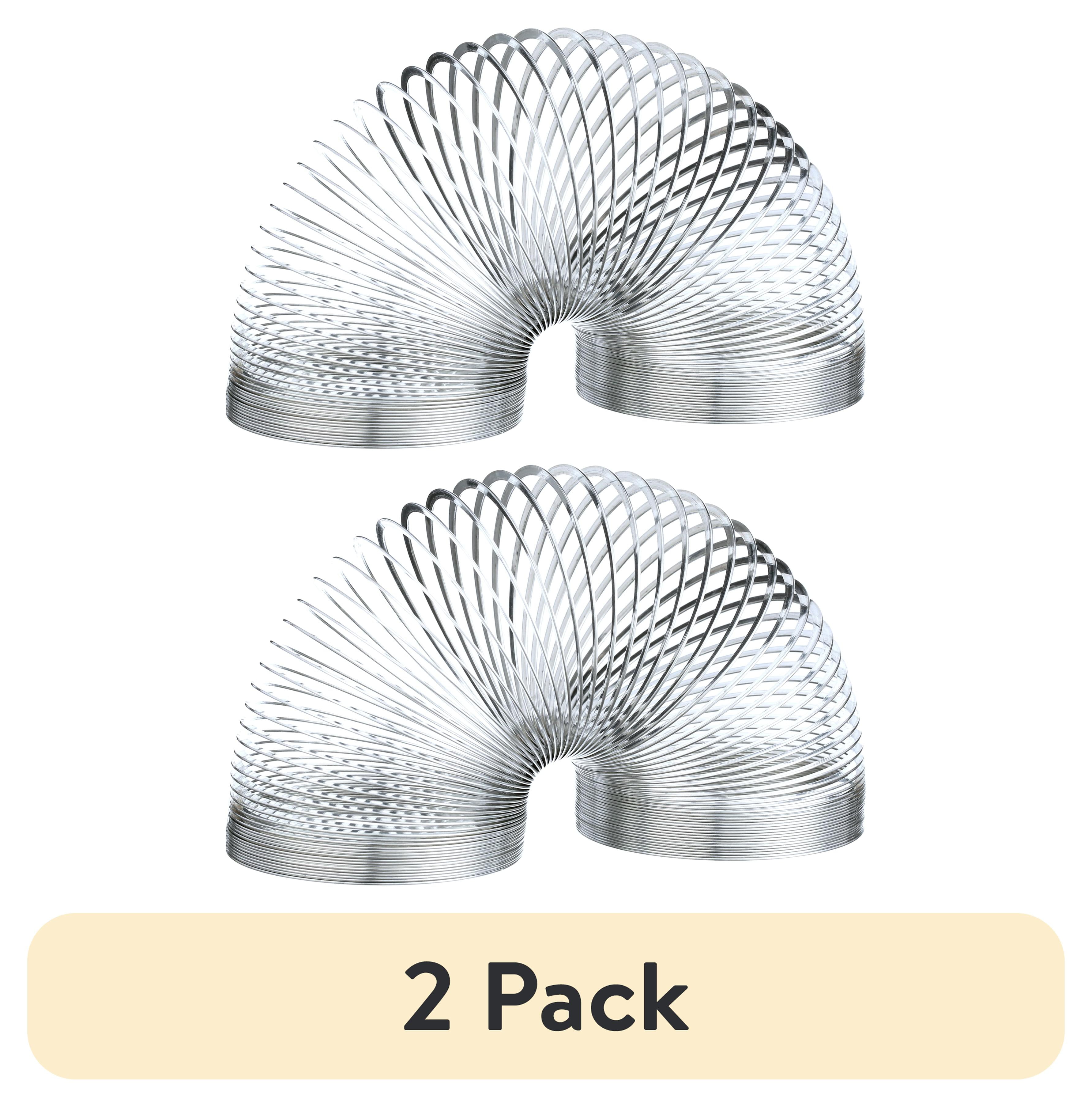 (2 pack) The Original Slinky Walking Spring Toy, Metal Slinky, Ages 5 ...