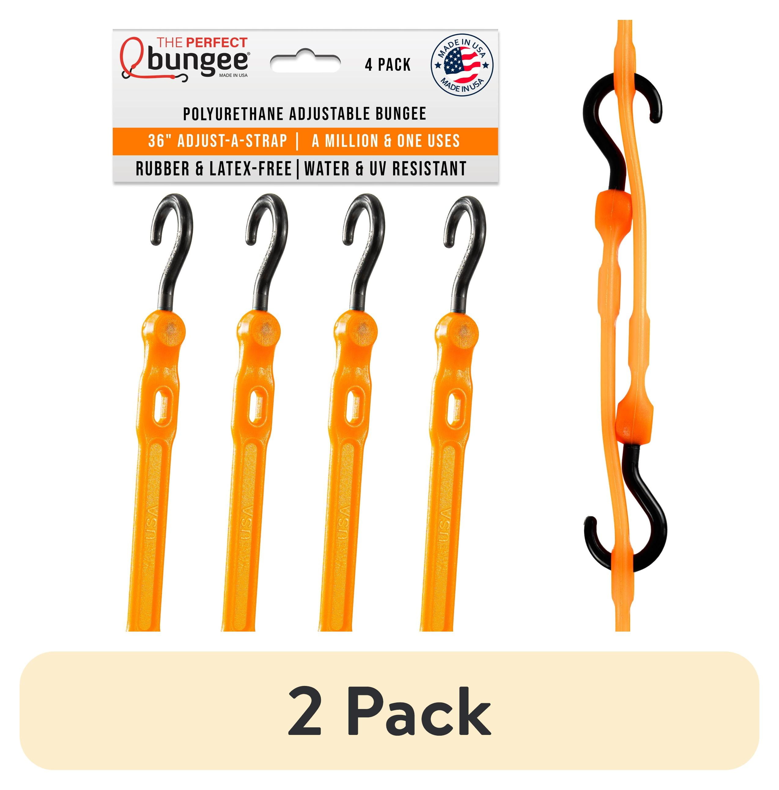 (8 pack) The Perfect Bungee 36” Adjust-A-Strap Poly Bungee Strap, 2X ...