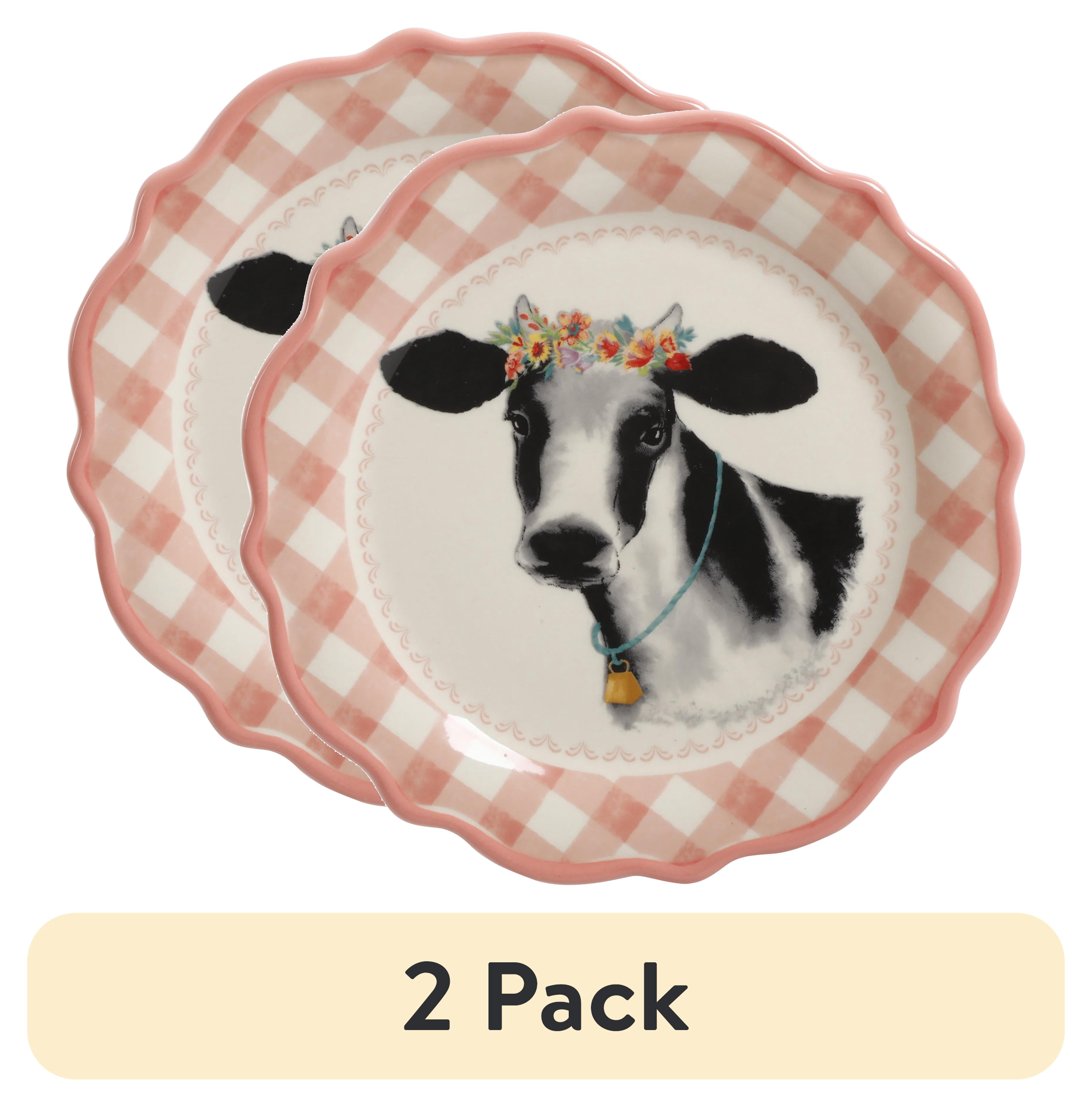 Pioneer Woman Cow Platesnull