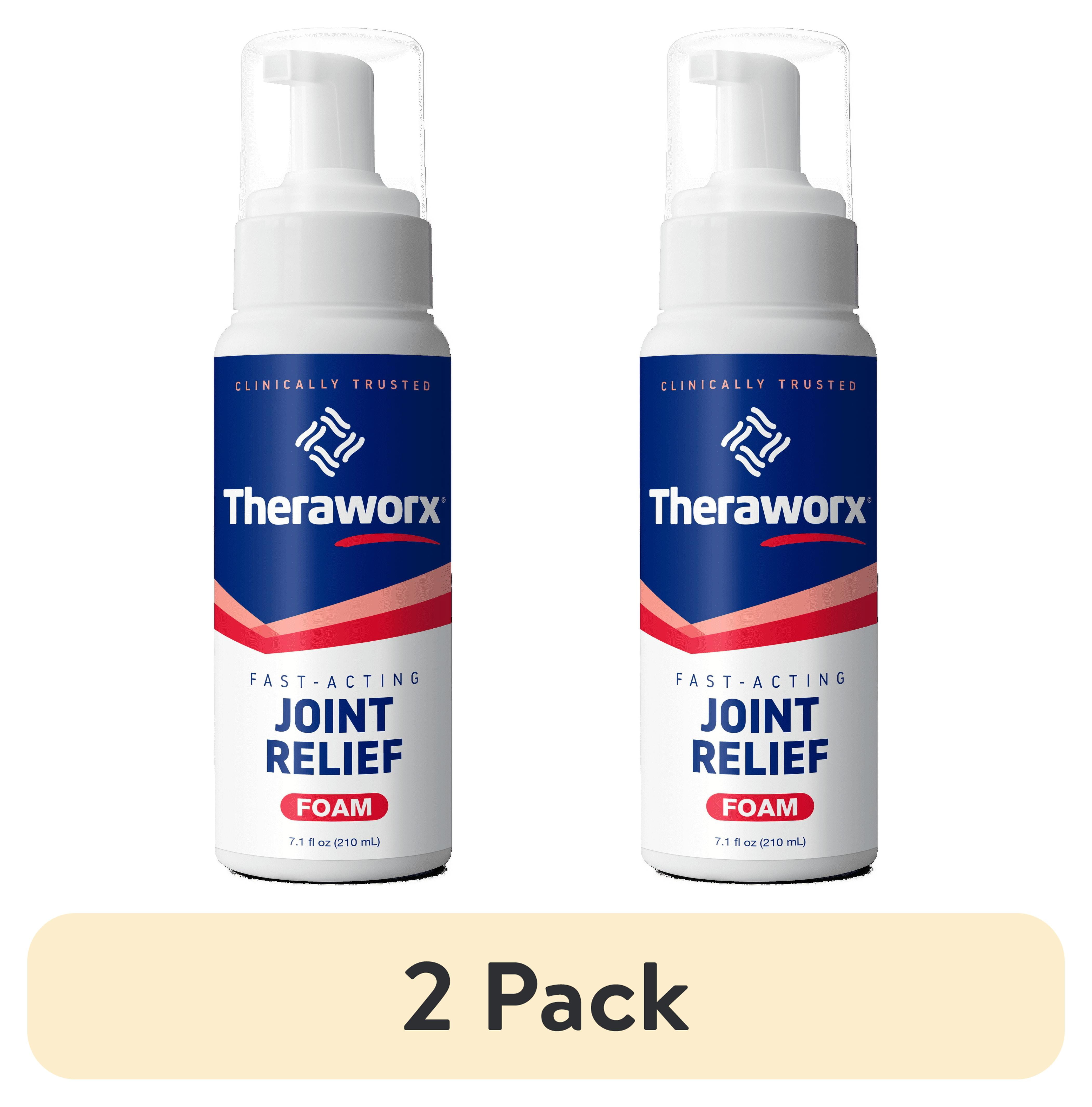 (2 pack) Theraworx Fast-Acting Joint Relief Foam, Helps Relieve Joint ...