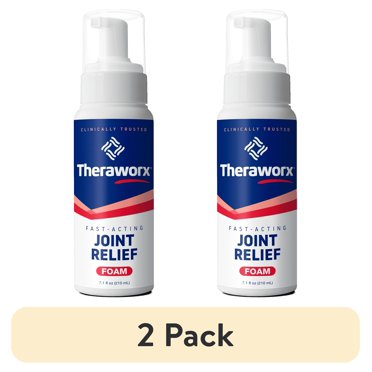 (2 pack) Theraworx Fast-Acting Nerve Relief Foam, Soothes Aggravated ...