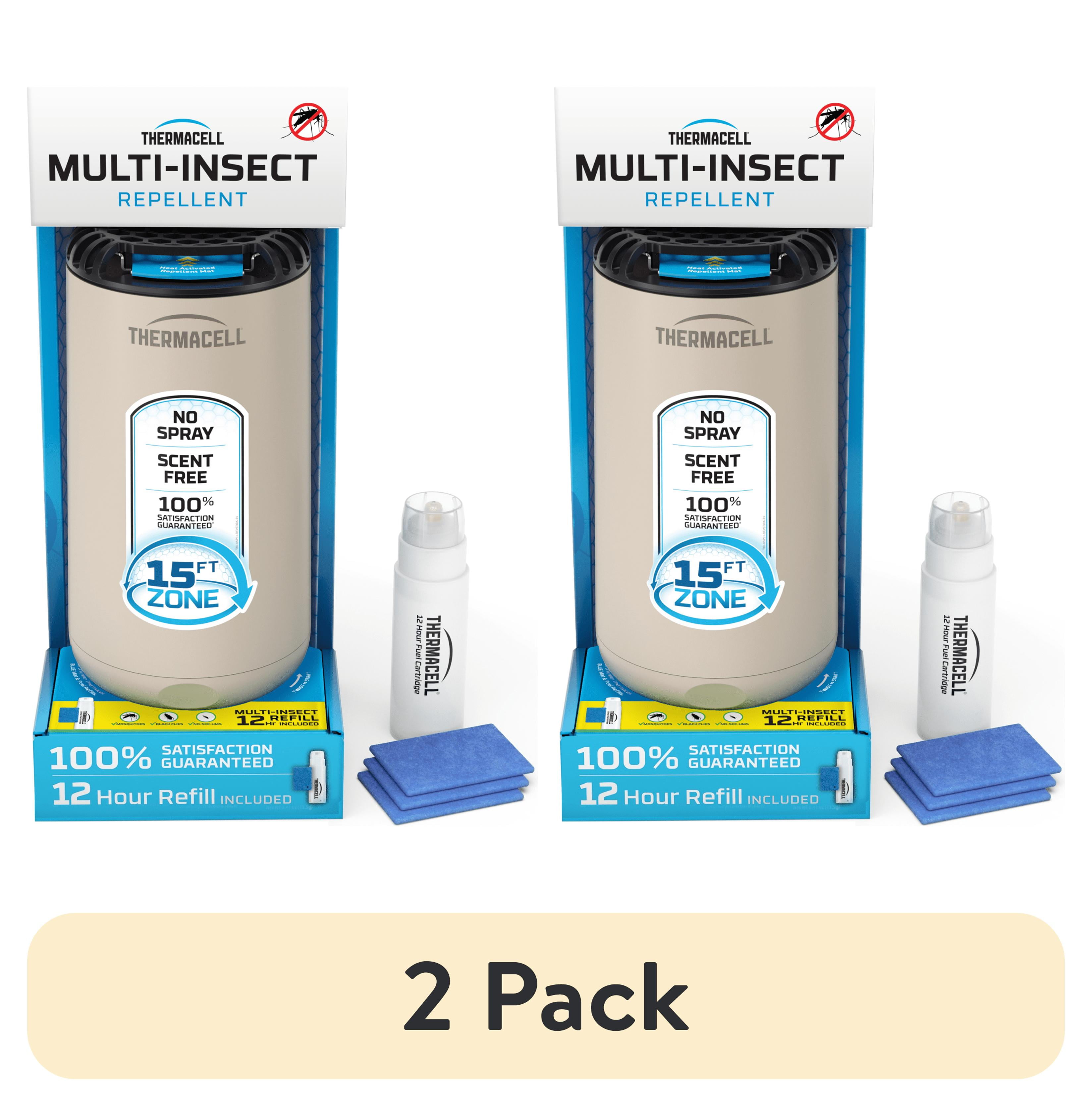 (2 pack) Thermacell Patio Shield Insect Repellent with 12-Hour Fuel ...
