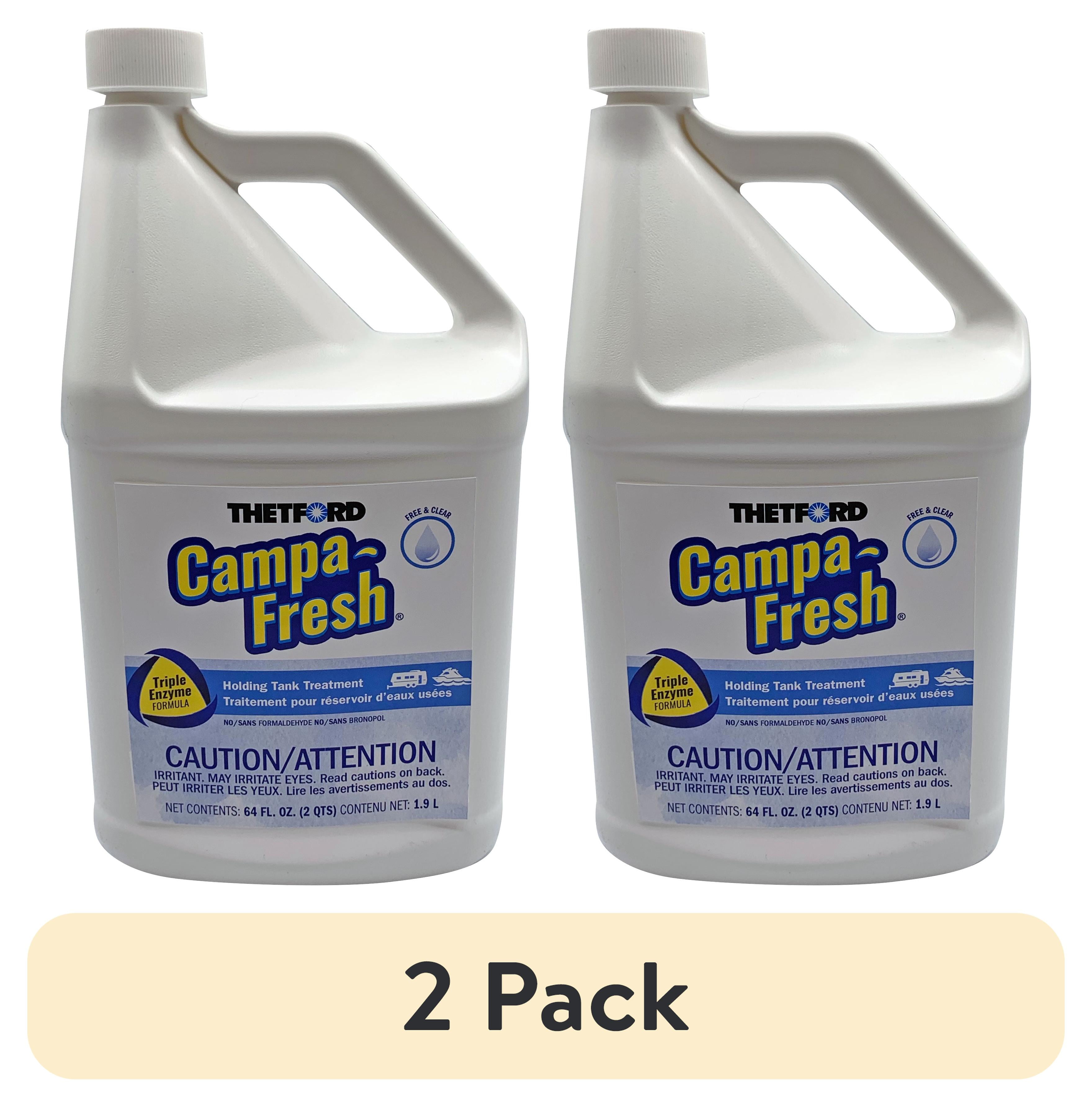 (2 pack) Thetford Campa-Fresh® Free and Clear 64 oz Liquid Holding Tank ...
