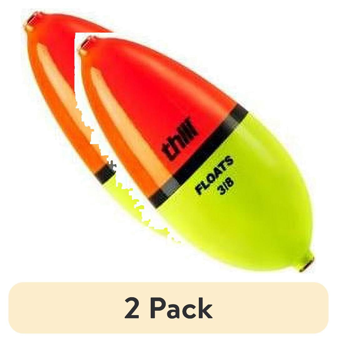 (2 pack) Thill Wobble Bobber Topwater Fishing Float 1/4 oz. Orange ...
