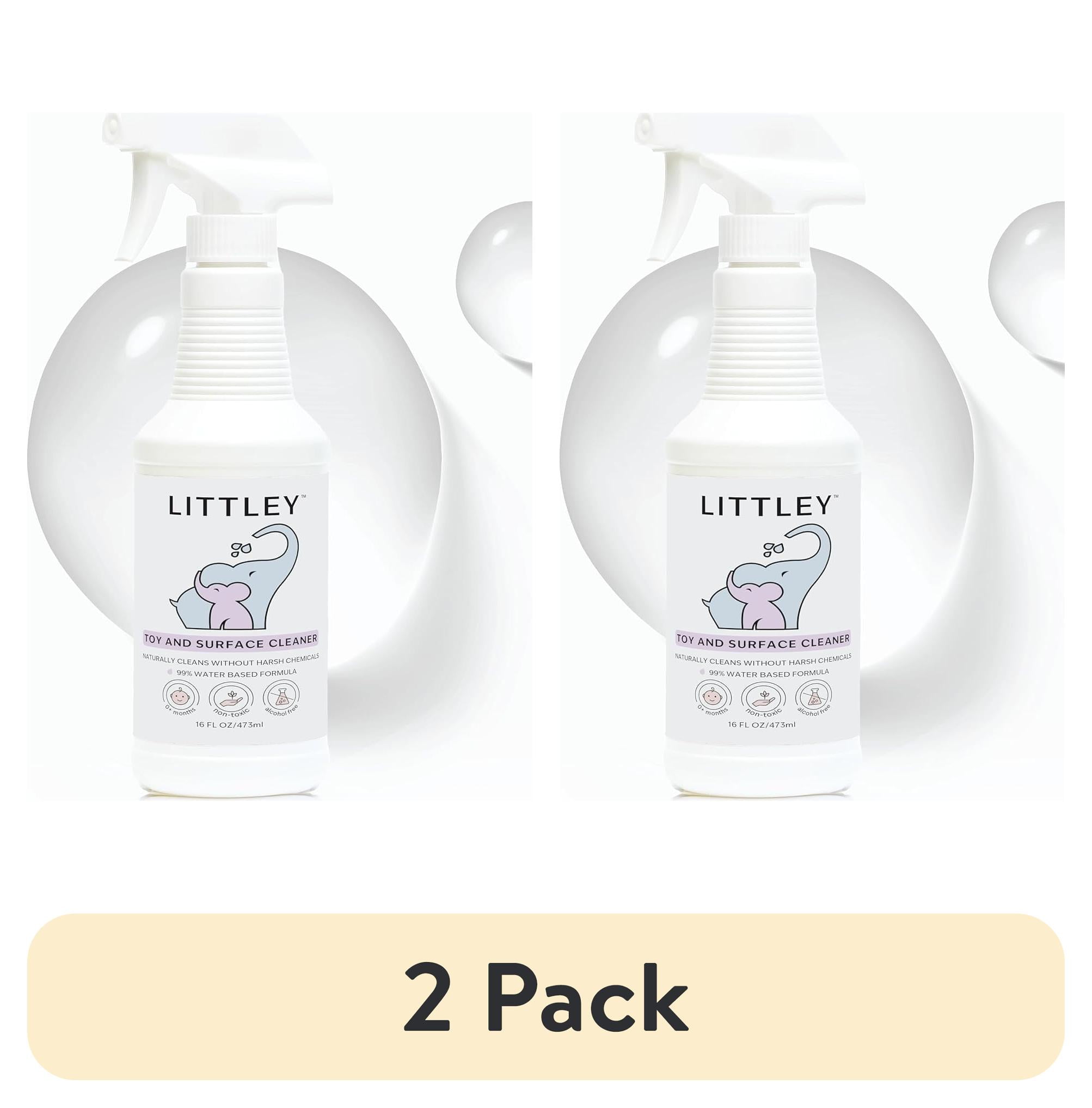 (2 pack) Littley Toy & High Chair Cleaner, Hypochlorous Acid, Non-Toxic ...