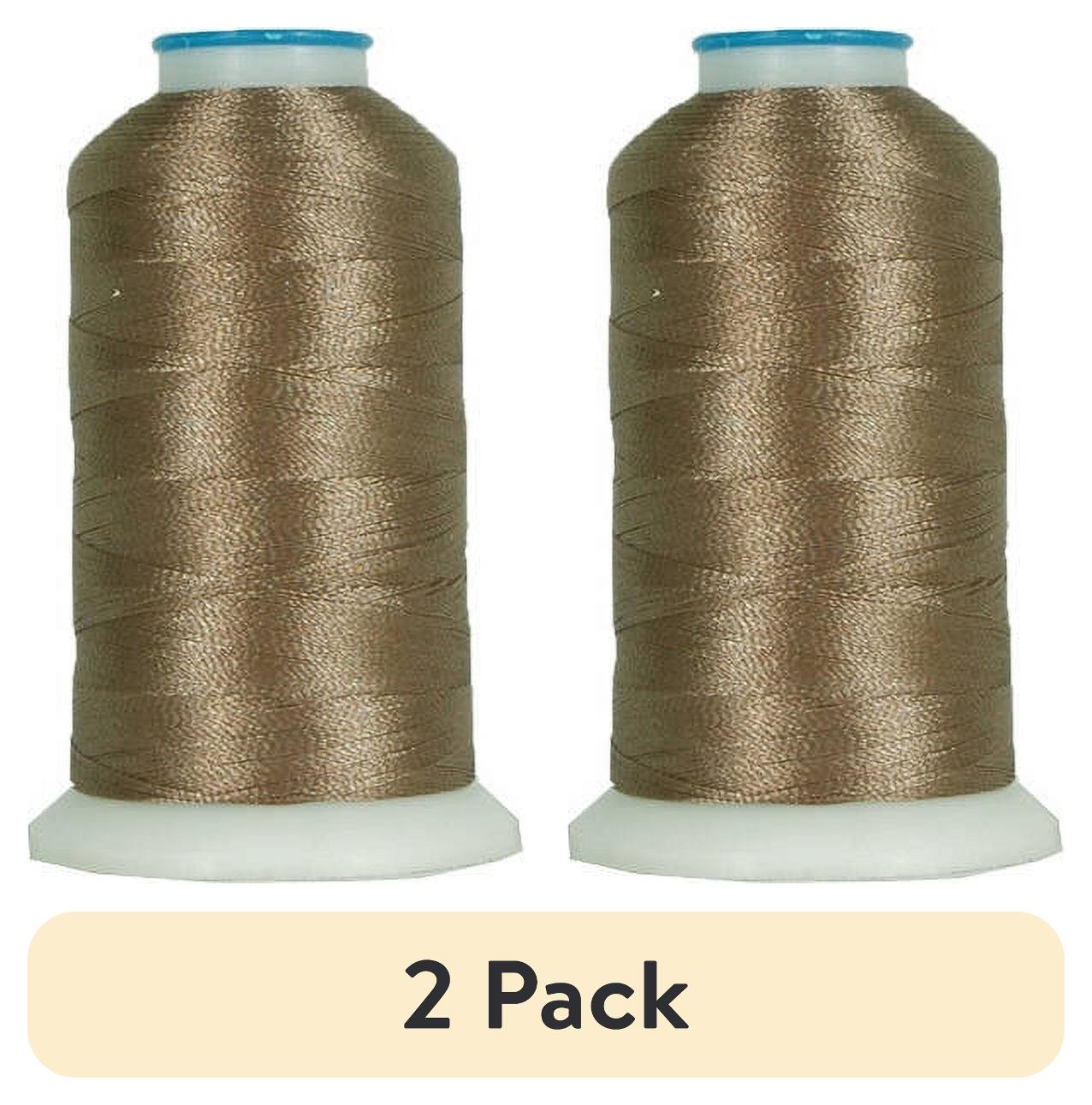 (2 pack) Polyester Machine Embroidery Thread by Threadart - No. 398 ...