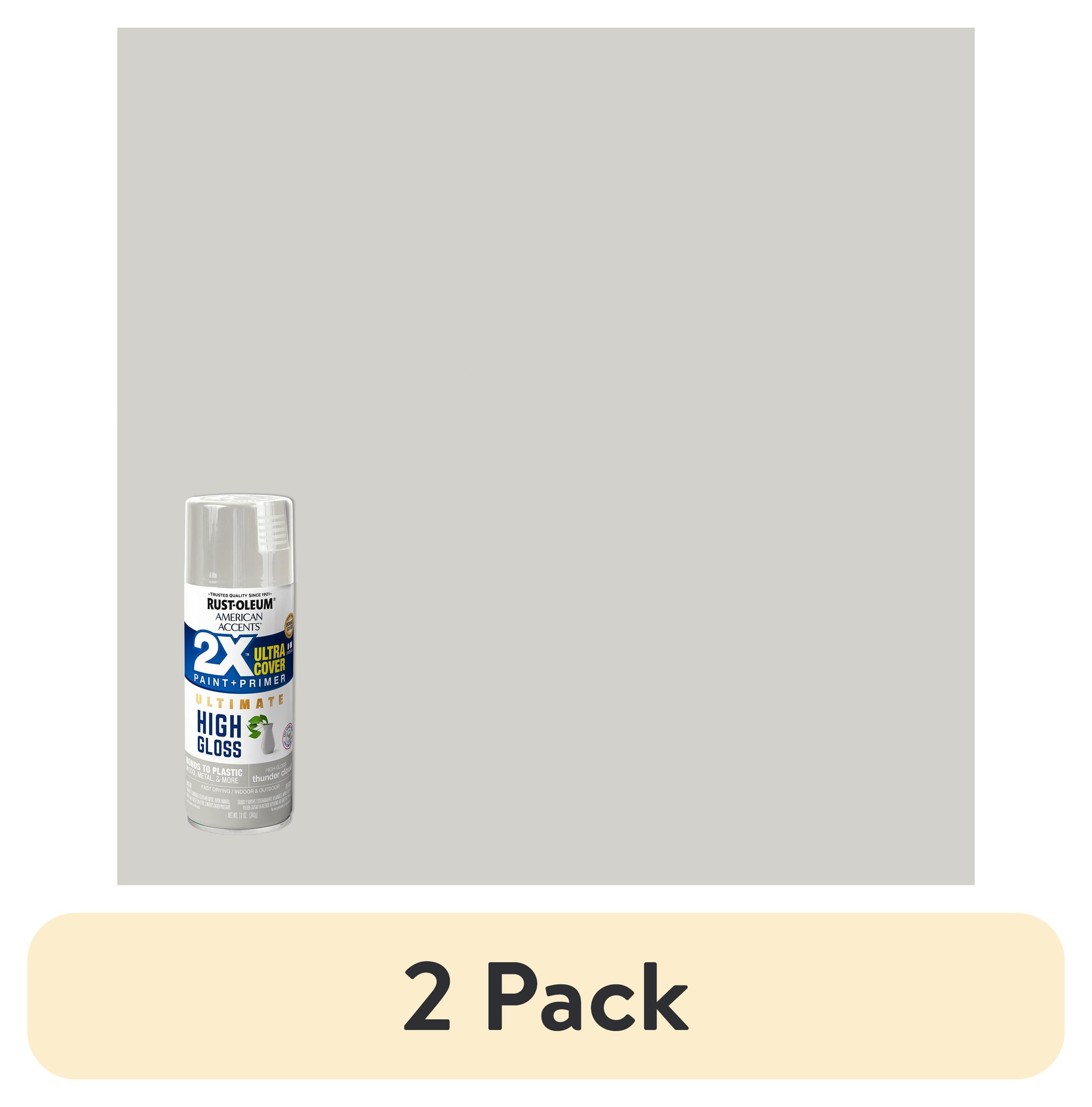 (2 pack) Thunder Cloud, Rust-Oleum American Accents 2X Ultra Cover High ...
