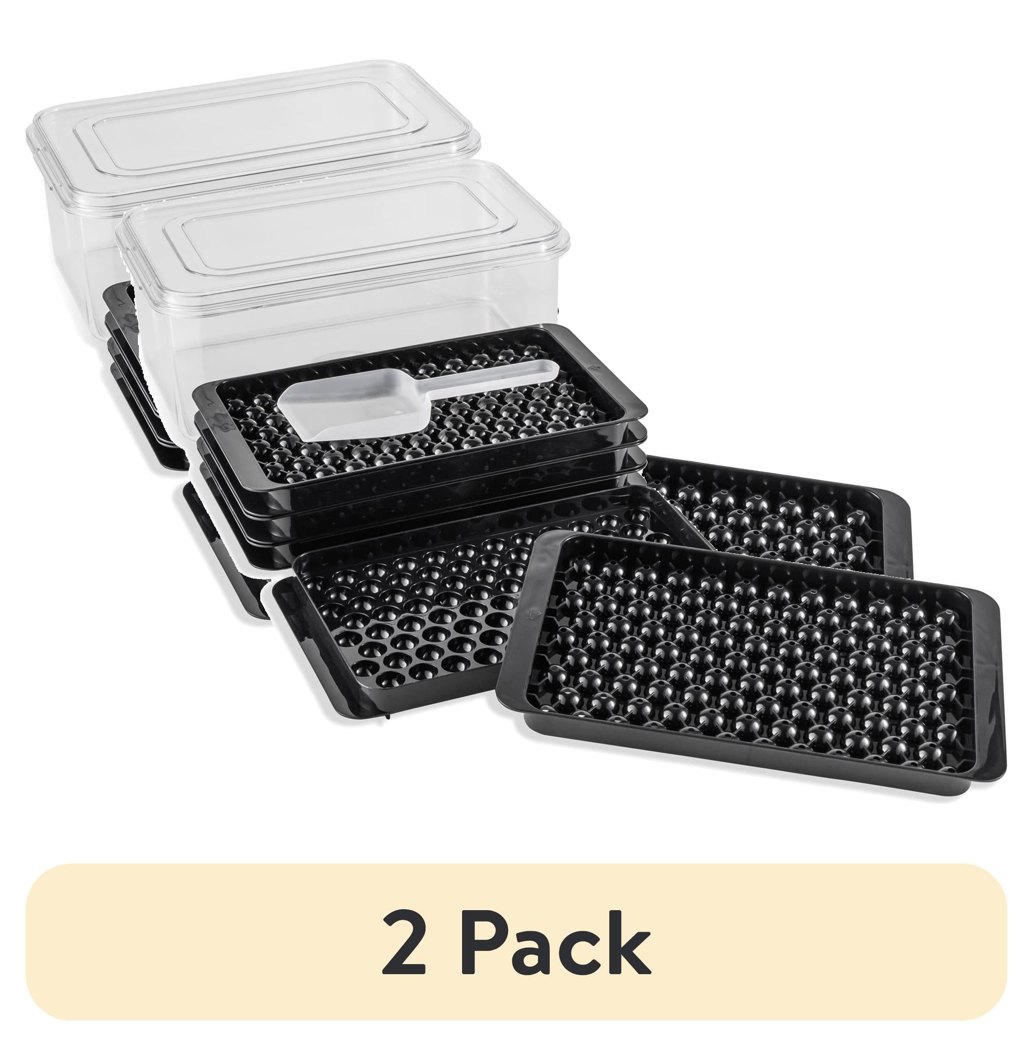 (2 pack) Thyme, Ice Cube Tray, & Table New Ice Tray Mold Set with Scoop ...