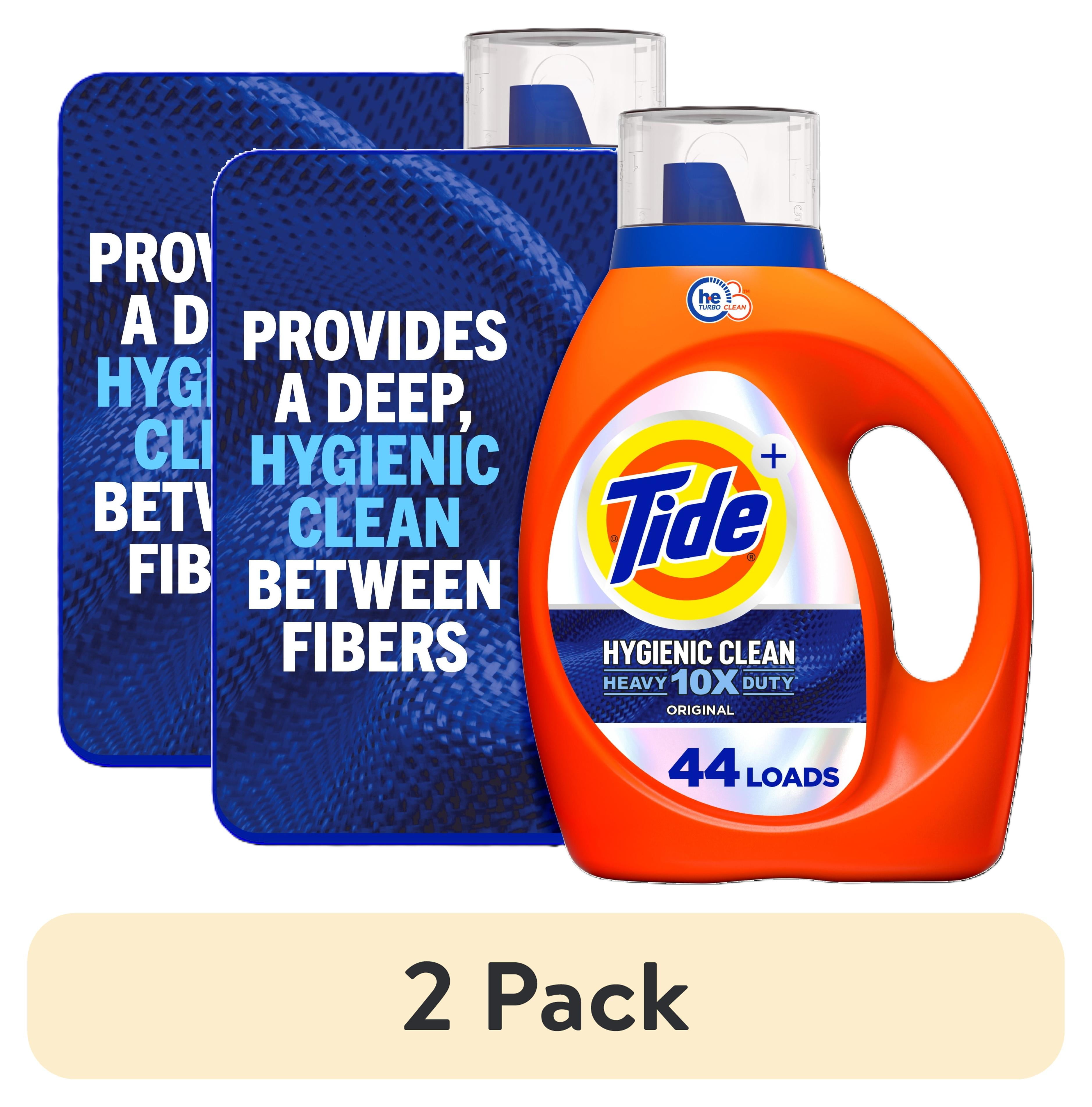 (2 pack) Tide Ultra Hygienic Clean Liquid Laundry Detergent, Original ...