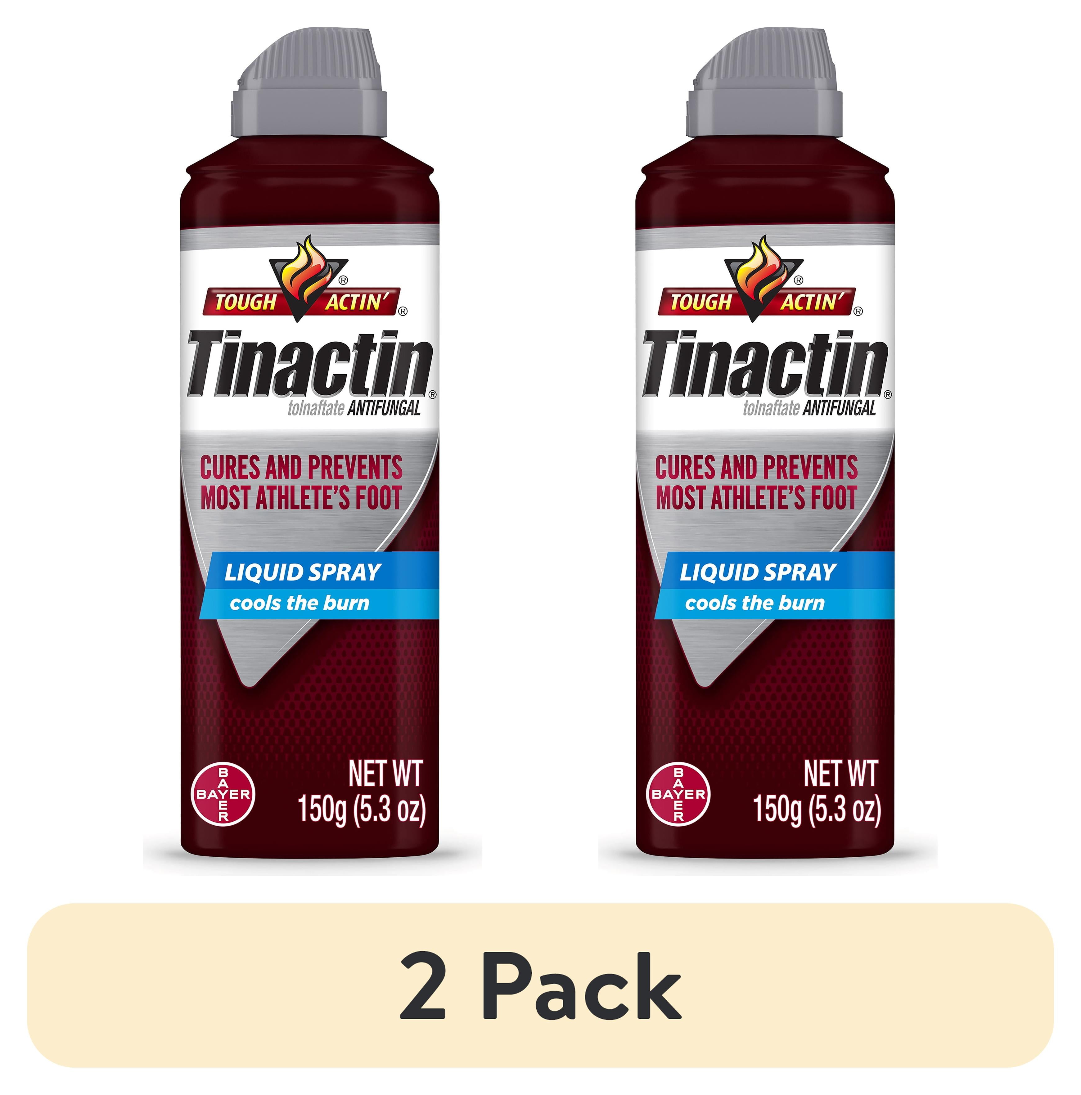 (2 pack) Tinactin Athlete's Foot Spray, Liquid Antifungal Spray, 5.3 oz ...