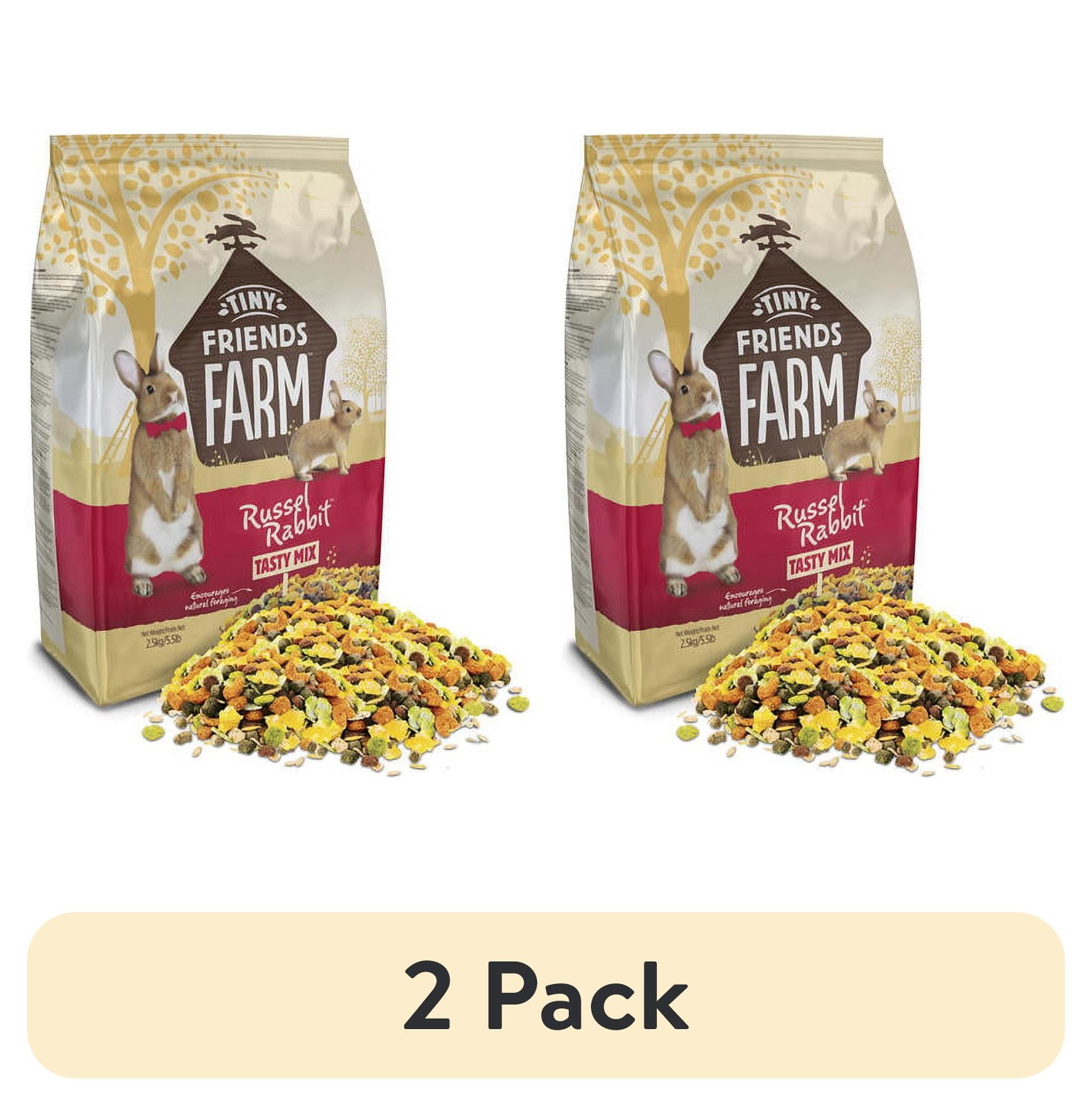 (2 pack) Tiny Friends Farm Russel Rabbit, Food 5.5lb - Walmart.com