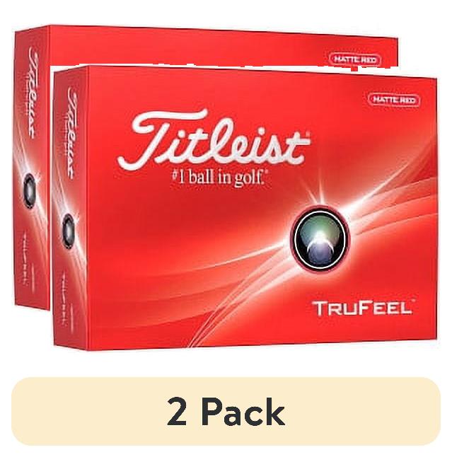 (2 pack) Titleist 1 Ball In Golf Ultra-Soft Feel Longer Distance Golf ...