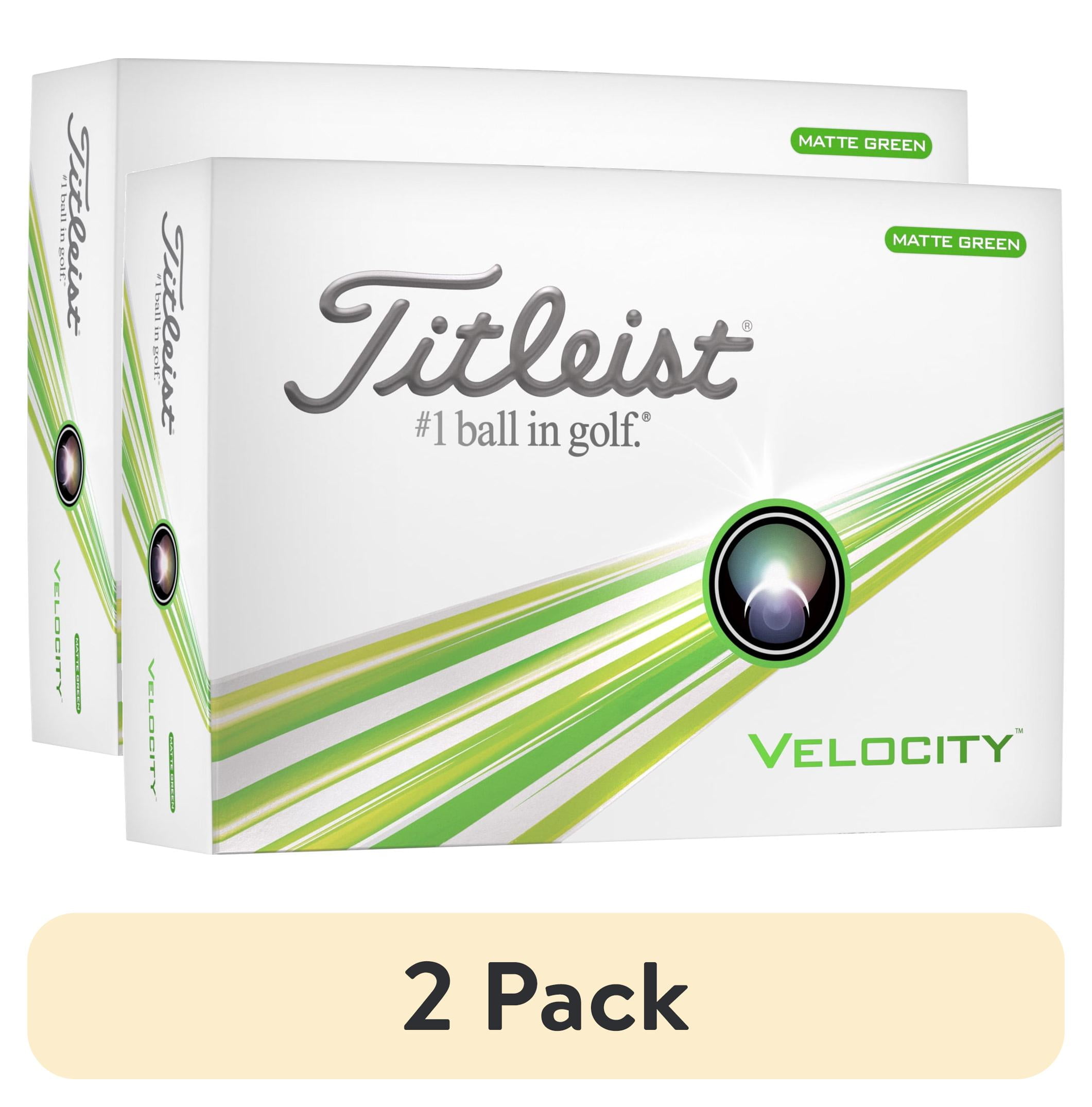 (2 pack) Titleist Velocity Matte Green DD #'s, 12 Pack, Green - Walmart.com