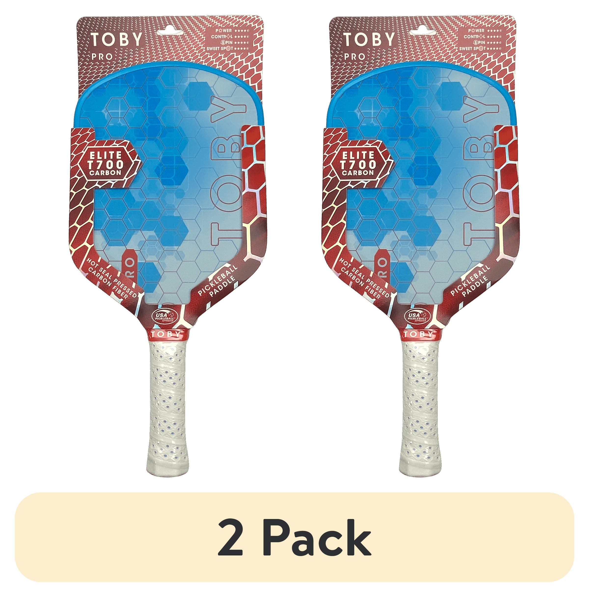 (2 pack) Toby Carbon Fiber Pickleball Paddle - Walmart.com