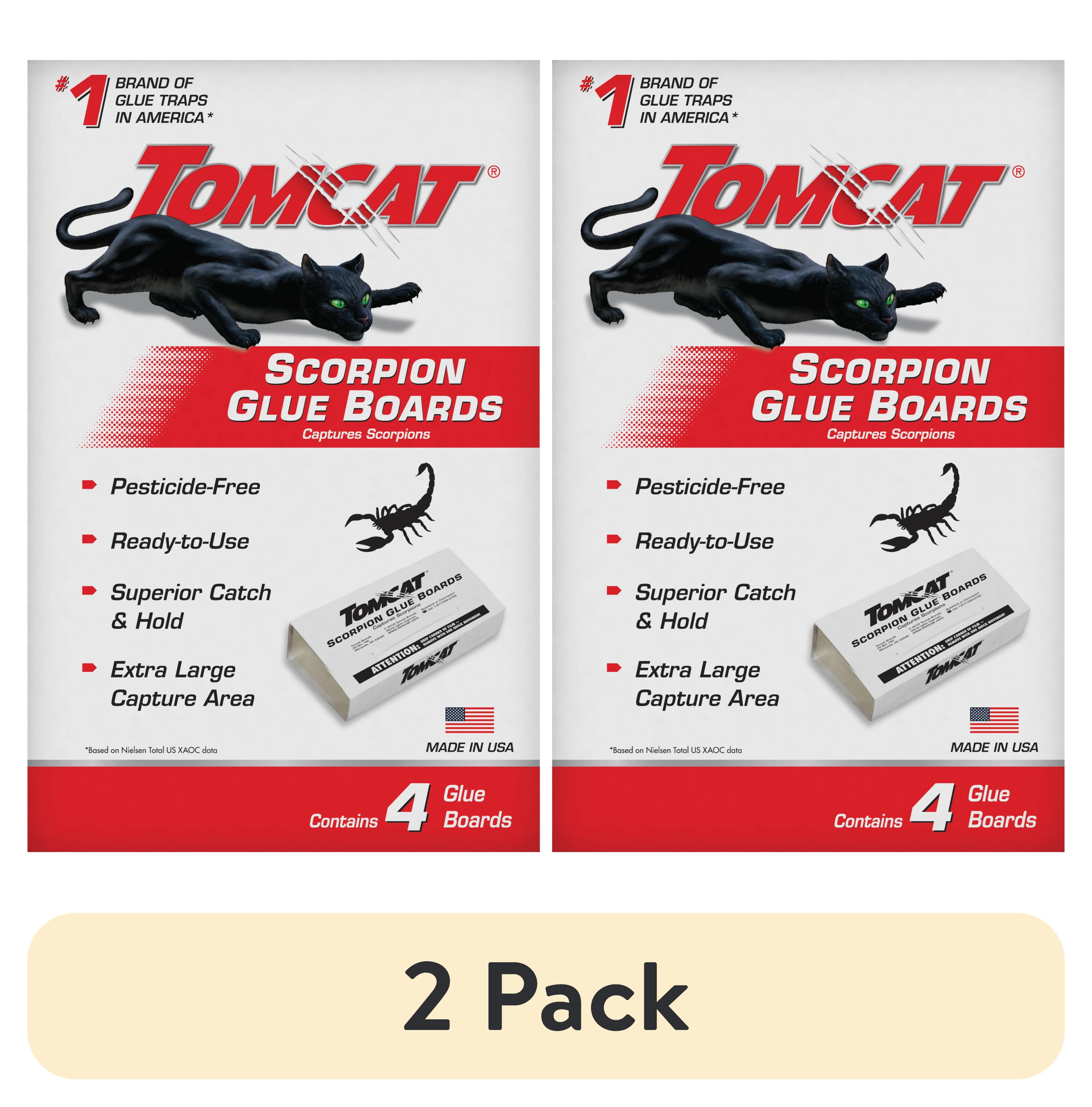 (2 pack) Tomcat Scorpion Glue Boards with an Extra-Large Capture Area ...