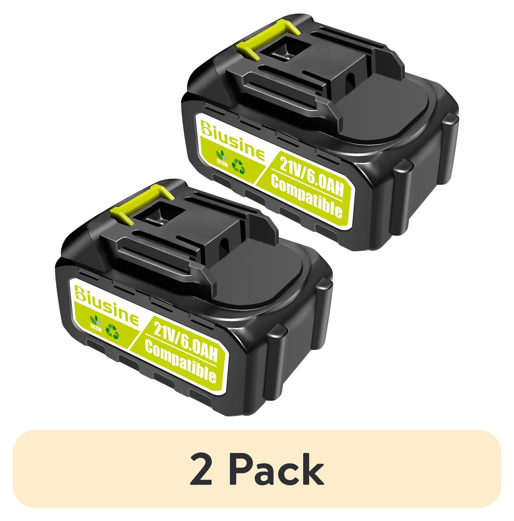 (2 pack) Tomile 21V 6.0Ah Power Tool Battery, for Makita, 2 Pack - Walmart.com