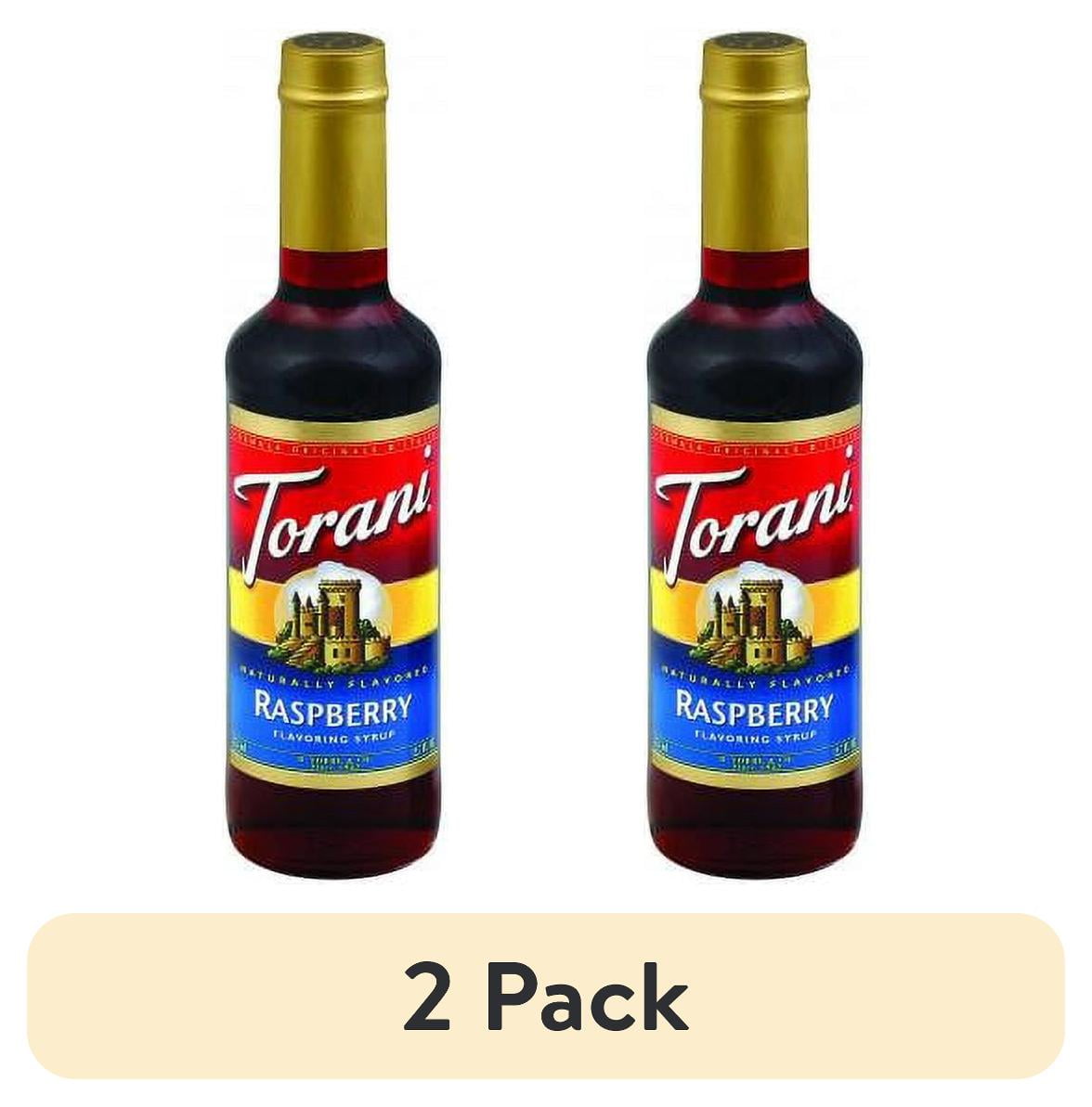 (2 pack) Torani Raspberry Flavoring Syrup, 12.7 oz - Walmart.com