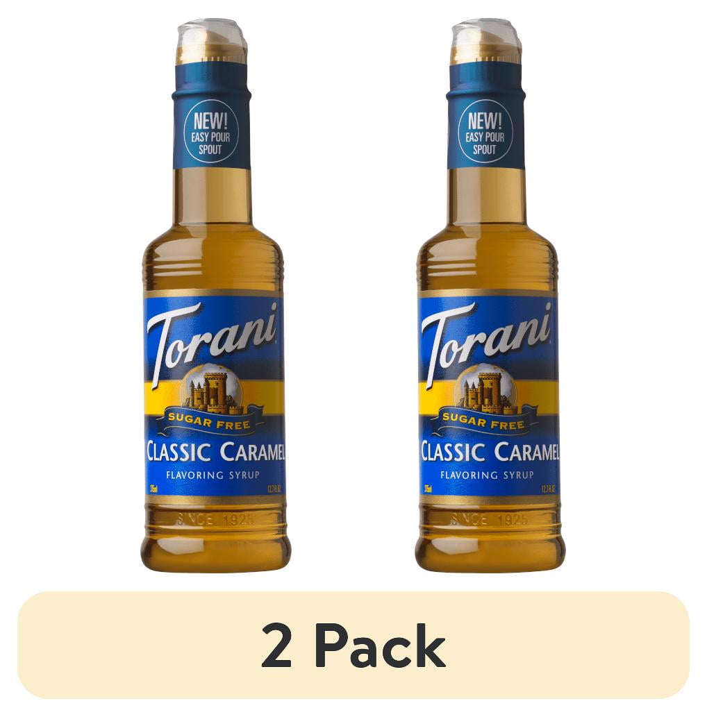 (2 pack) Torani Sugar Free Classic Caramel Syrup, 12.7 oz - Walmart.com